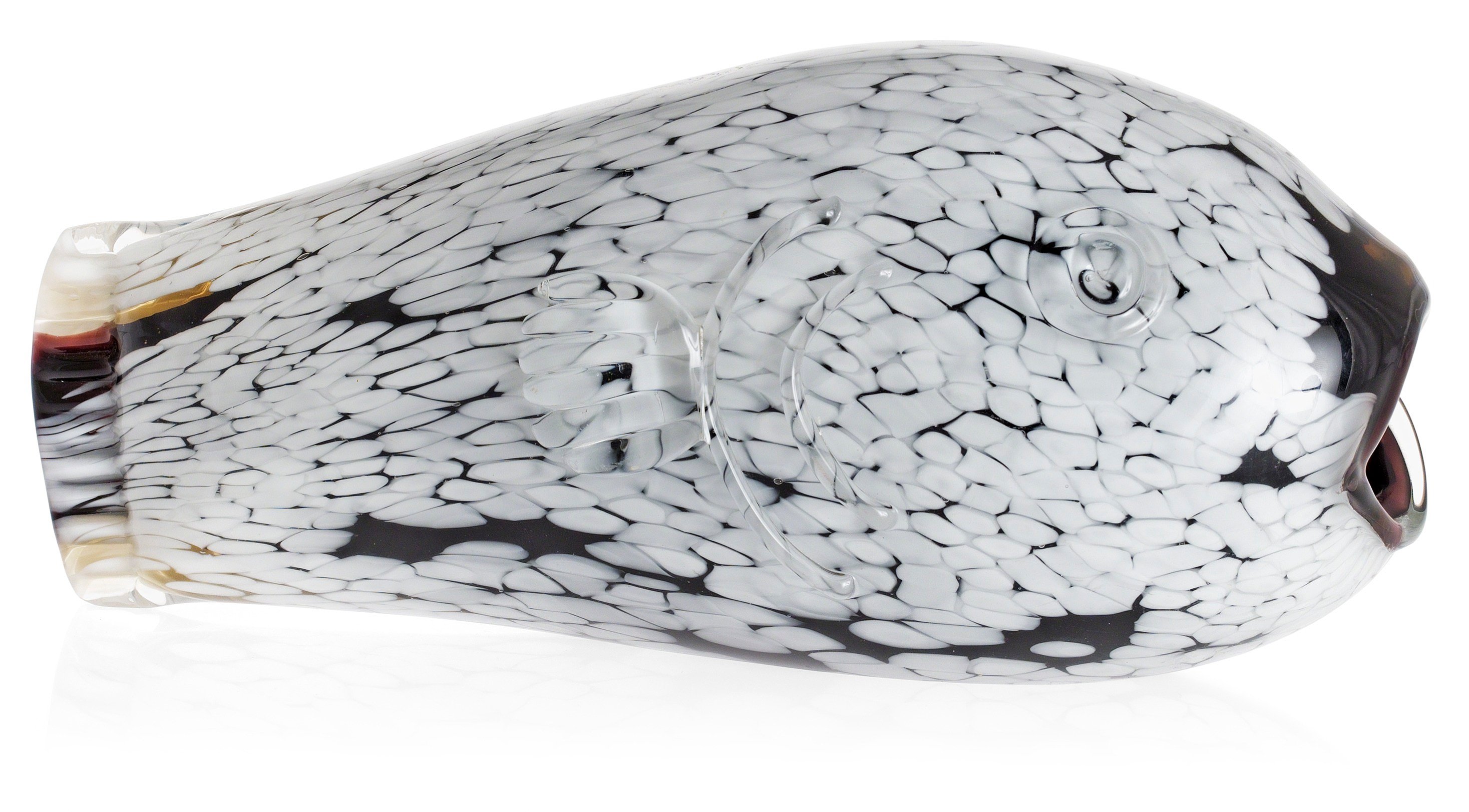 A Tyra Lundgren glass sculpture of a fish, Venini, Murano, Italien ...