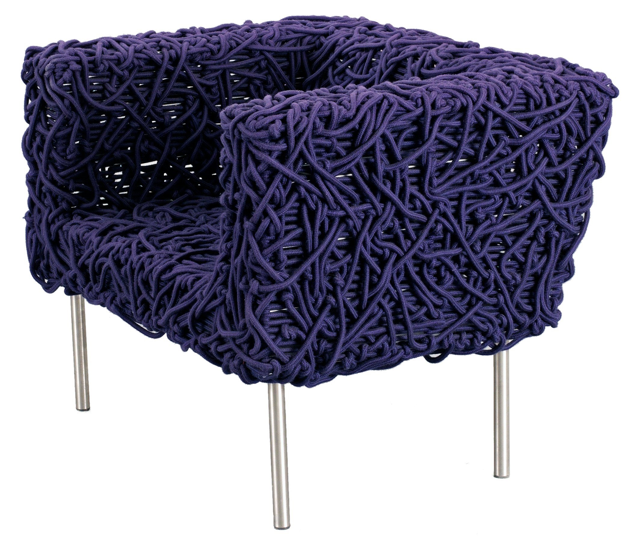A Fernando and Umberto Campana easy chair, 'Azul Rope Chair' by Edra ...