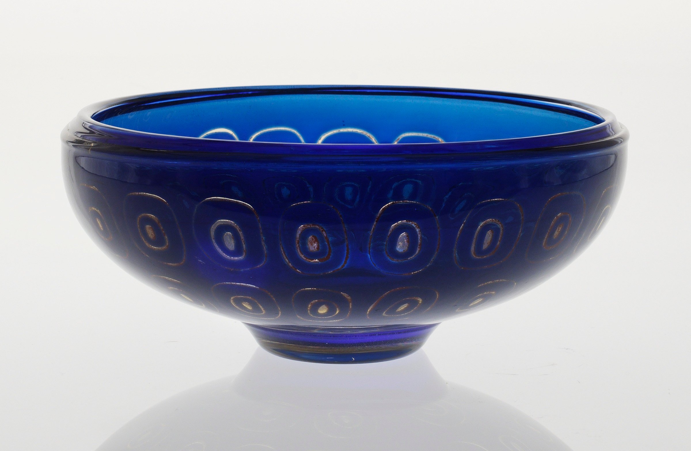 A Sven Palmqvist 'Ravenna' glass bowl, Orrefors 1956. - Bukowskis