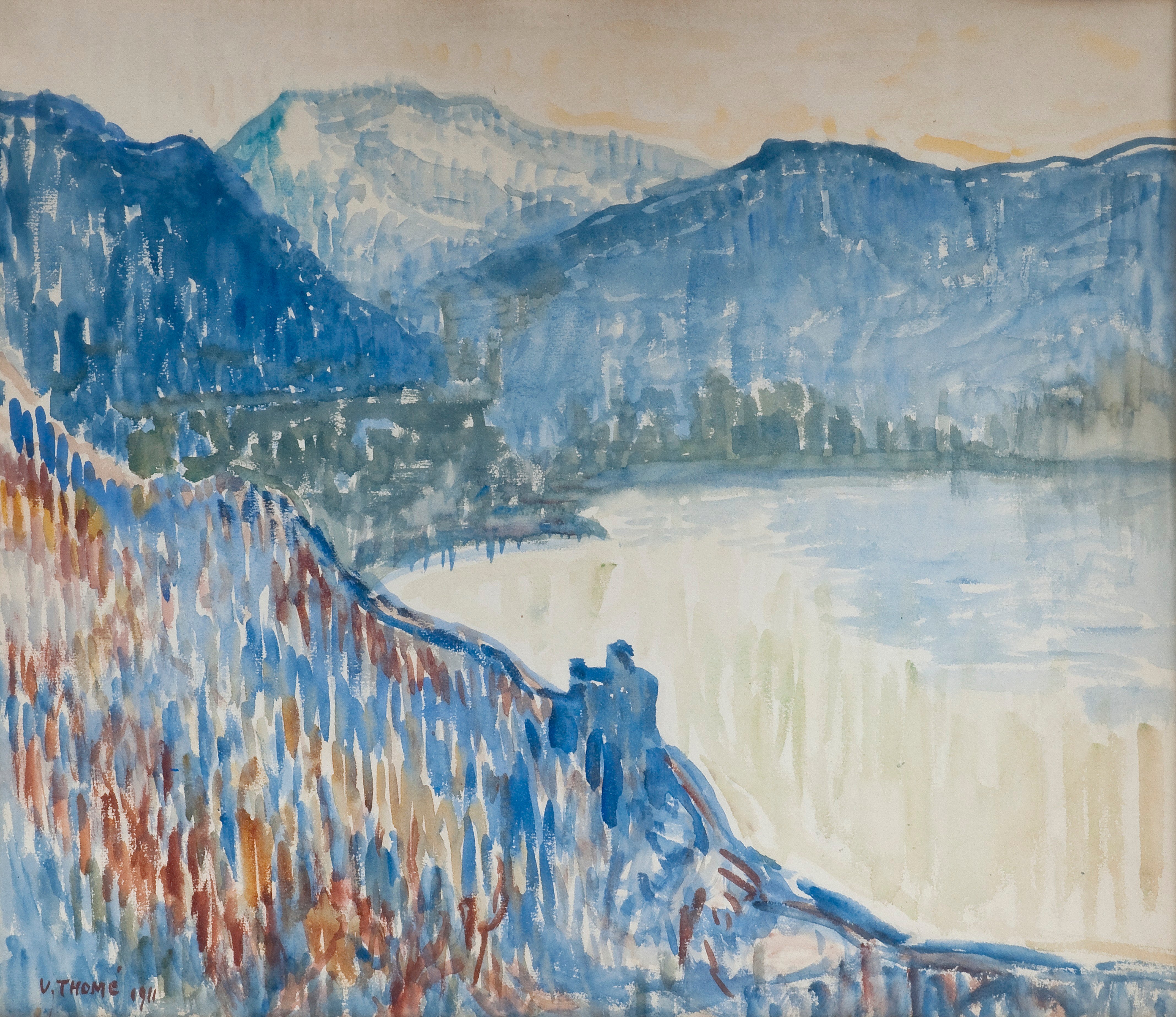 Verner Thomé, FJÄLLANDSKAP. - Bukowskis