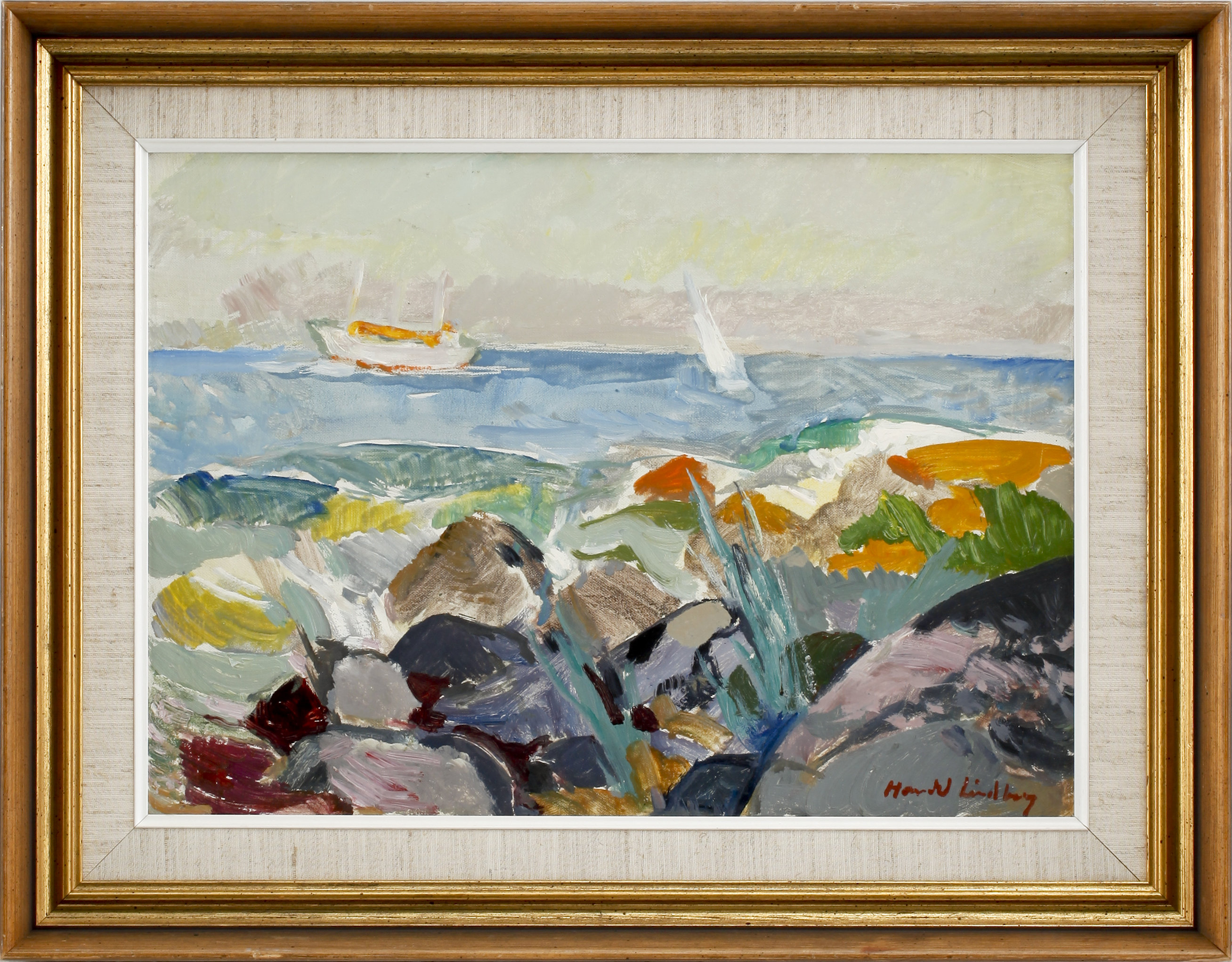 HARALD LINDBERG, olja på duk. Sign. - Bukowskis