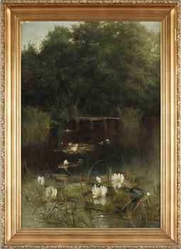 ANNA BILLING, olja på duk, sign och dat Dalarö -85. - Bukowskis