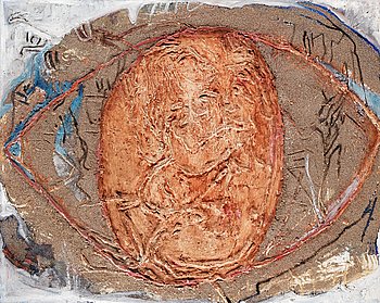 Mohan Samant, Orange Moon. - Bukowskis