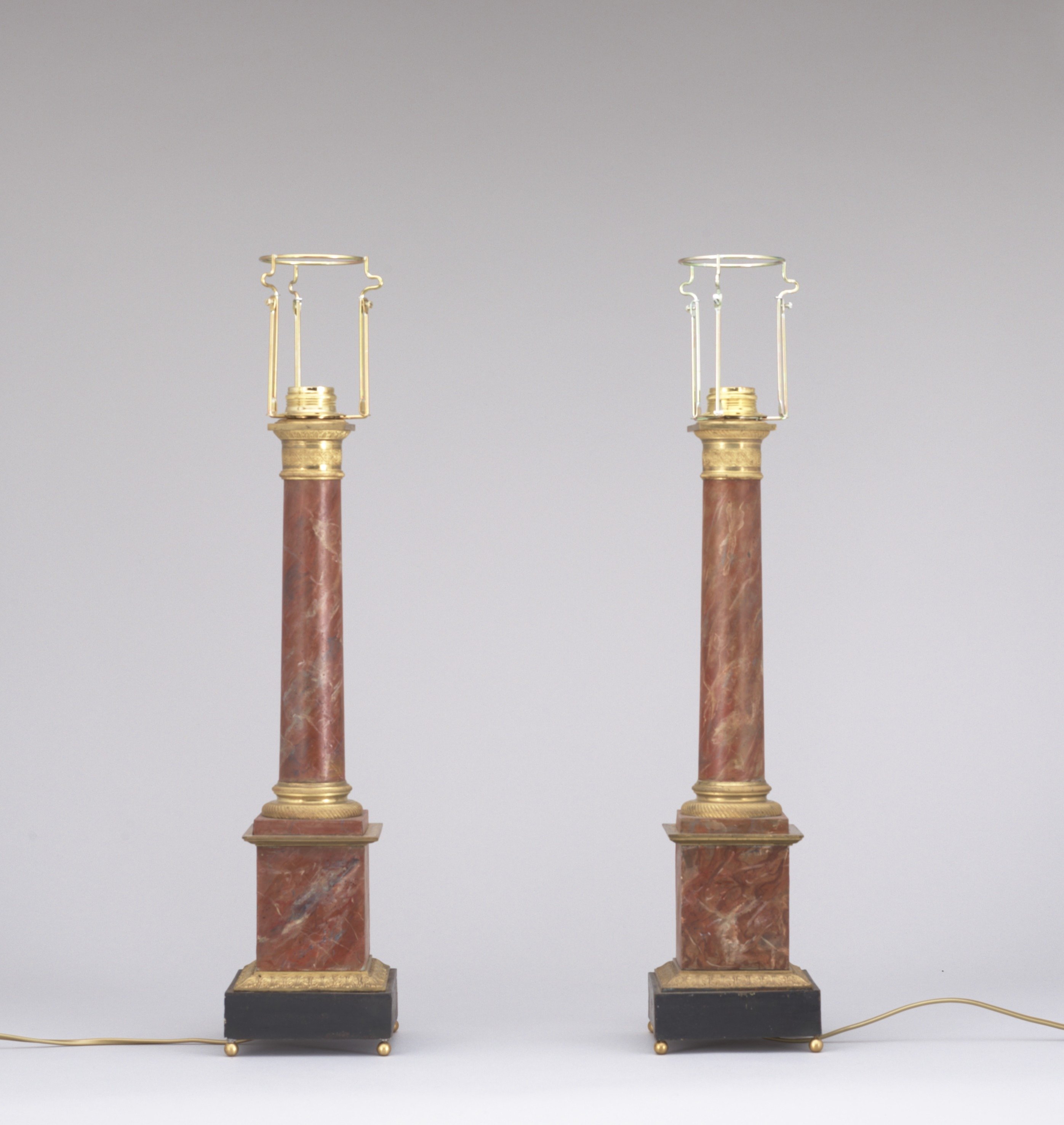 A pair of French first half 19th century table lamps. - Bukowskis