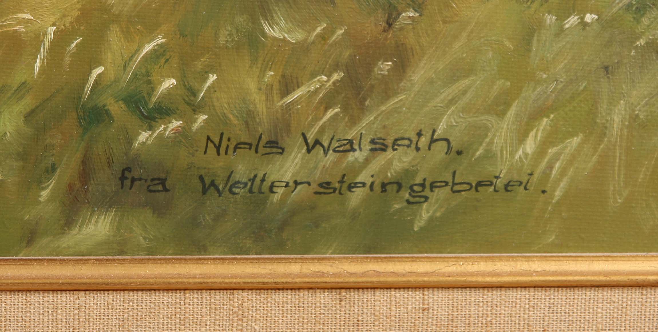 NIELS WALSETH, olja på duk, sign. - Bukowskis