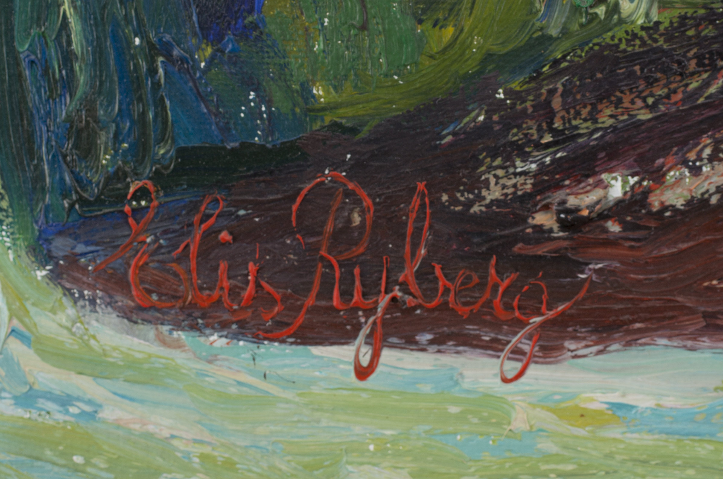 ELIS RYBERG, olja på duk. Sign och dat 1974 a tergo. - Bukowskis