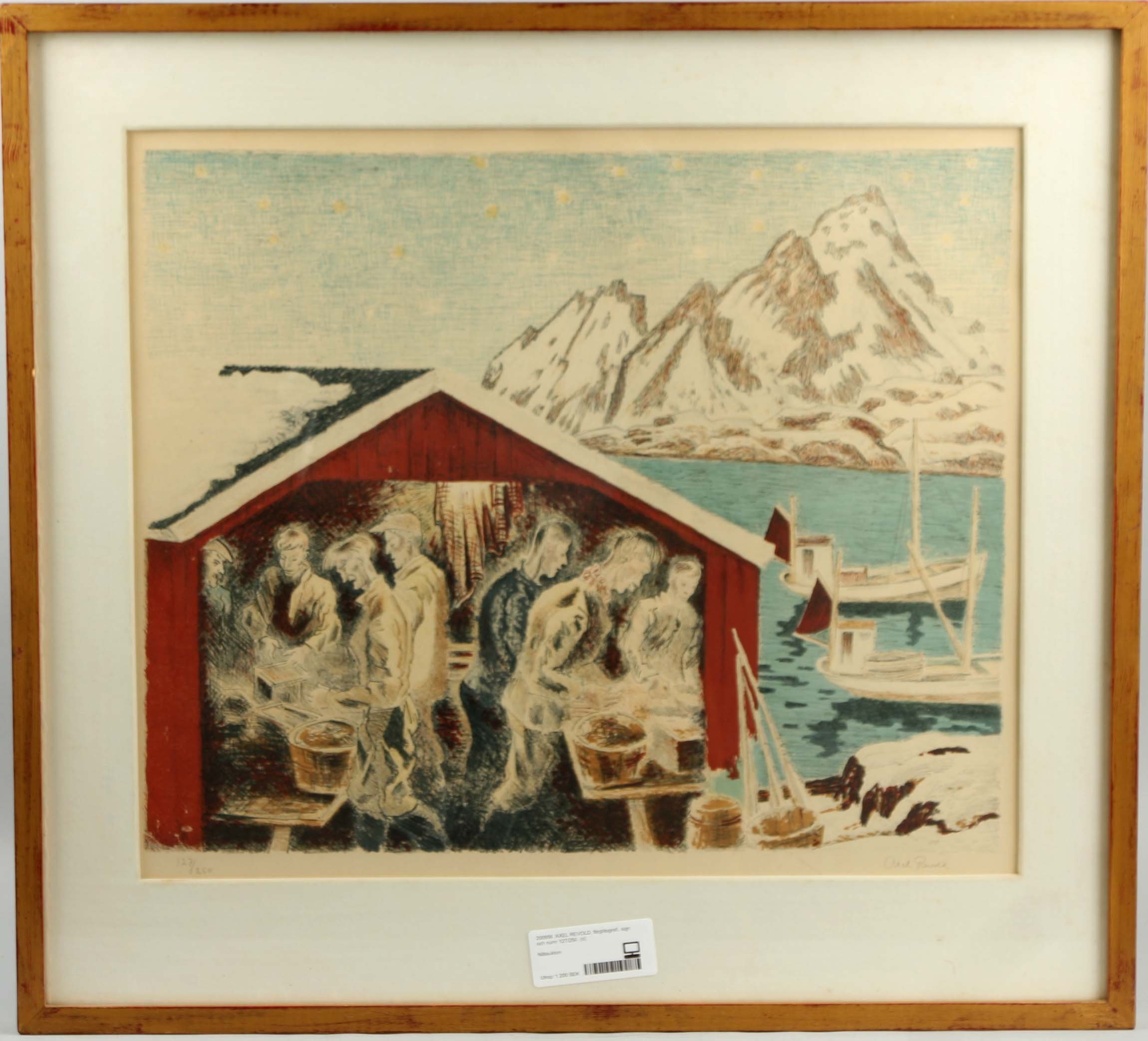 AXEL REVOLD, färglitografi, sign och numr 127/250. - Bukowskis