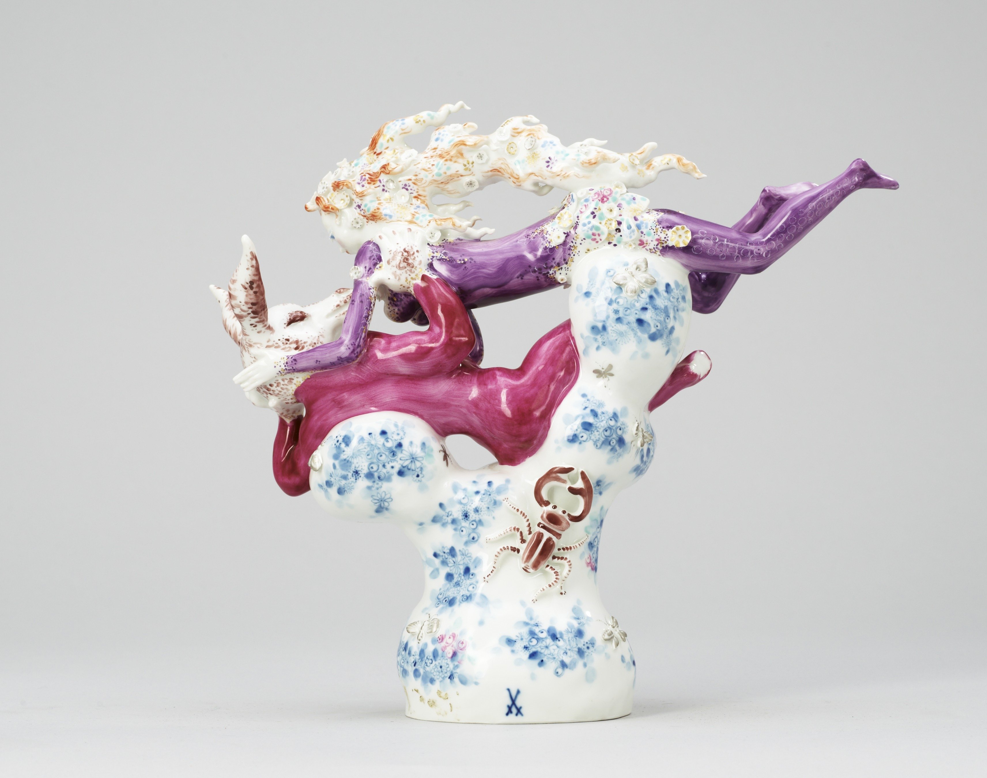 PETER STRANG, figurin, "Titania mit Zettl", Meissen, Tyskland. - Bukowskis