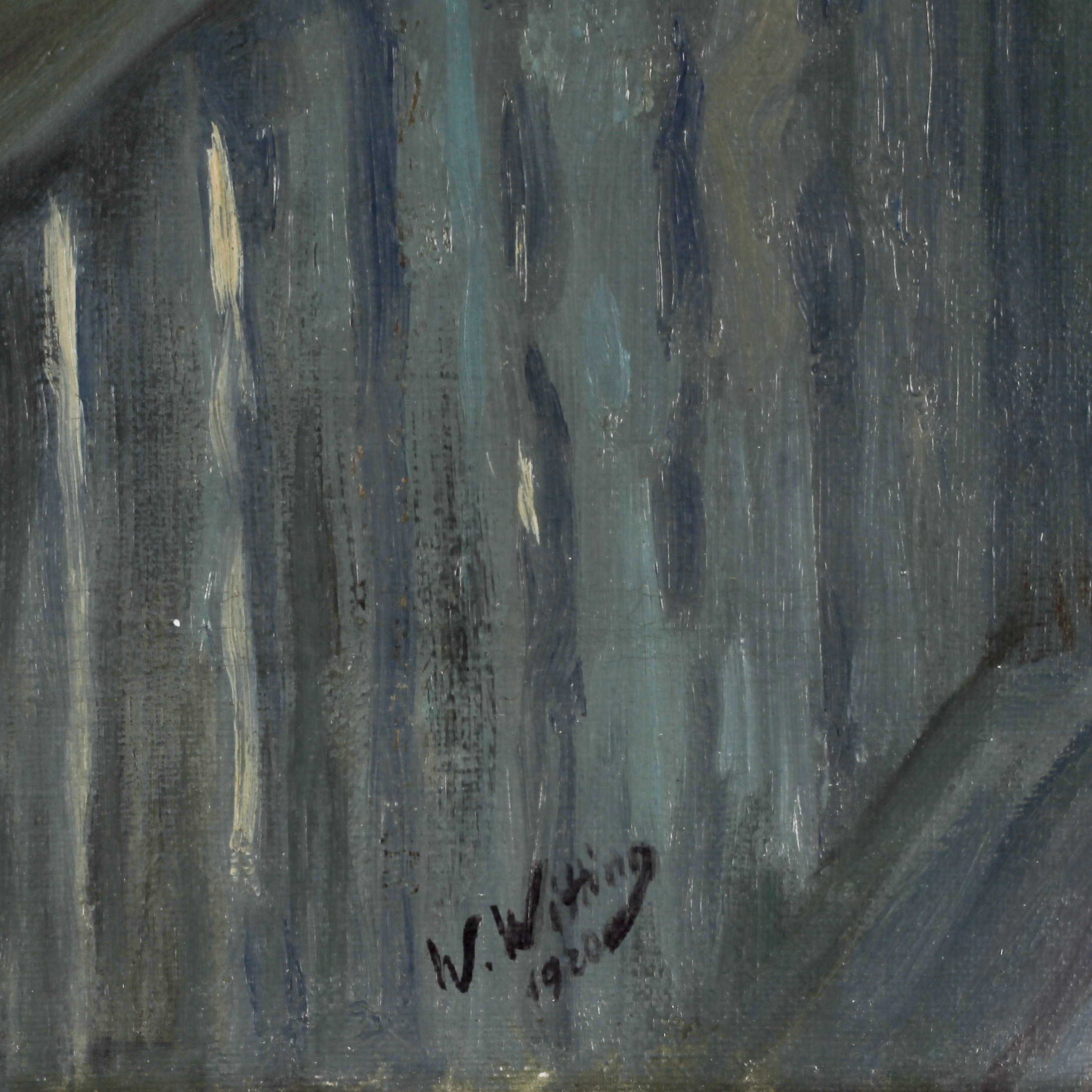 WALTER WITTING, olja på duk, sign o dat 1920. - Bukowskis