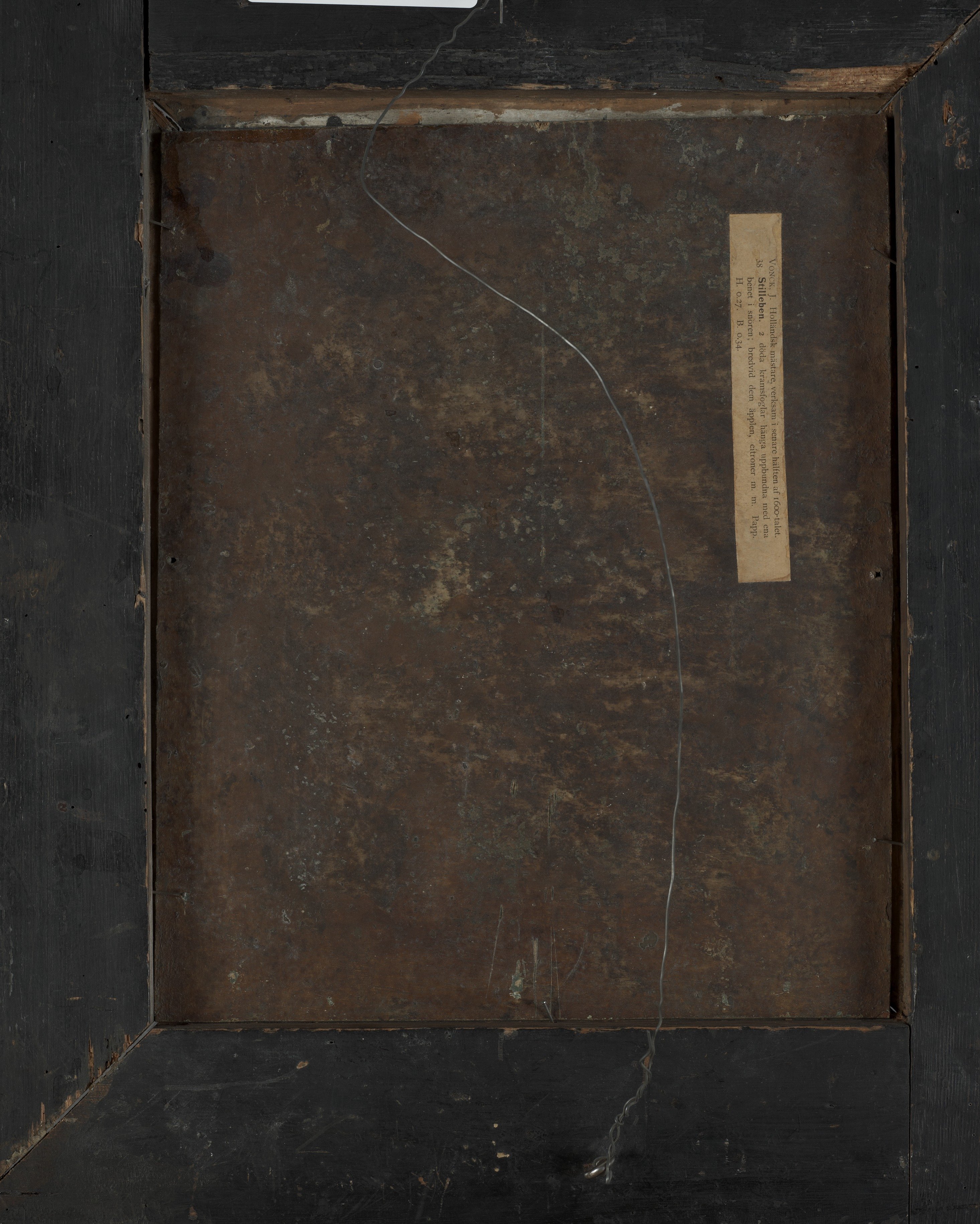 Jan Vonck Hans krets, Stilleben med kramsfåglar och frukter. - Bukowskis