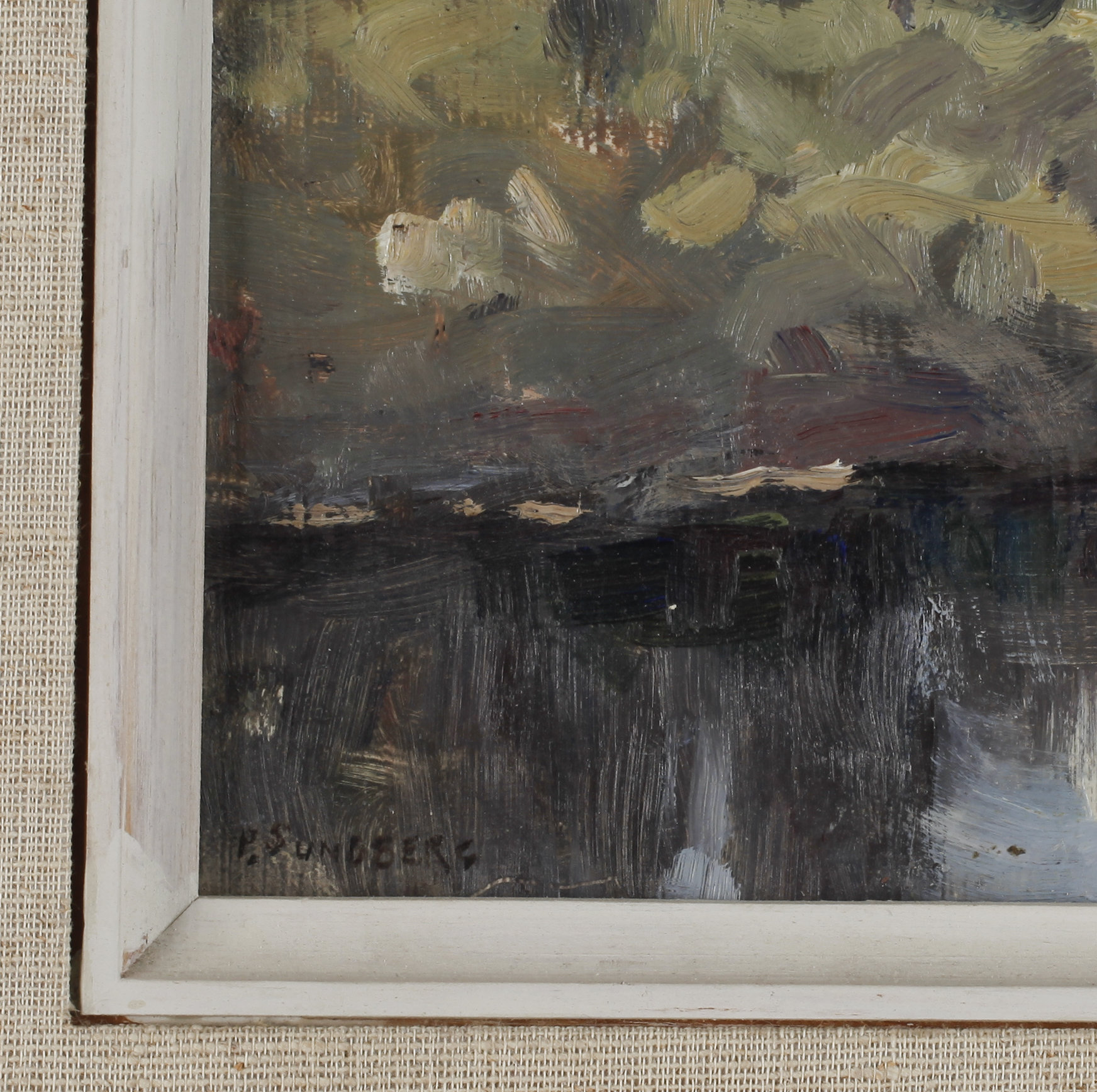 PER SUNDBERG, olja på masonitepannå. Sign. - Bukowskis