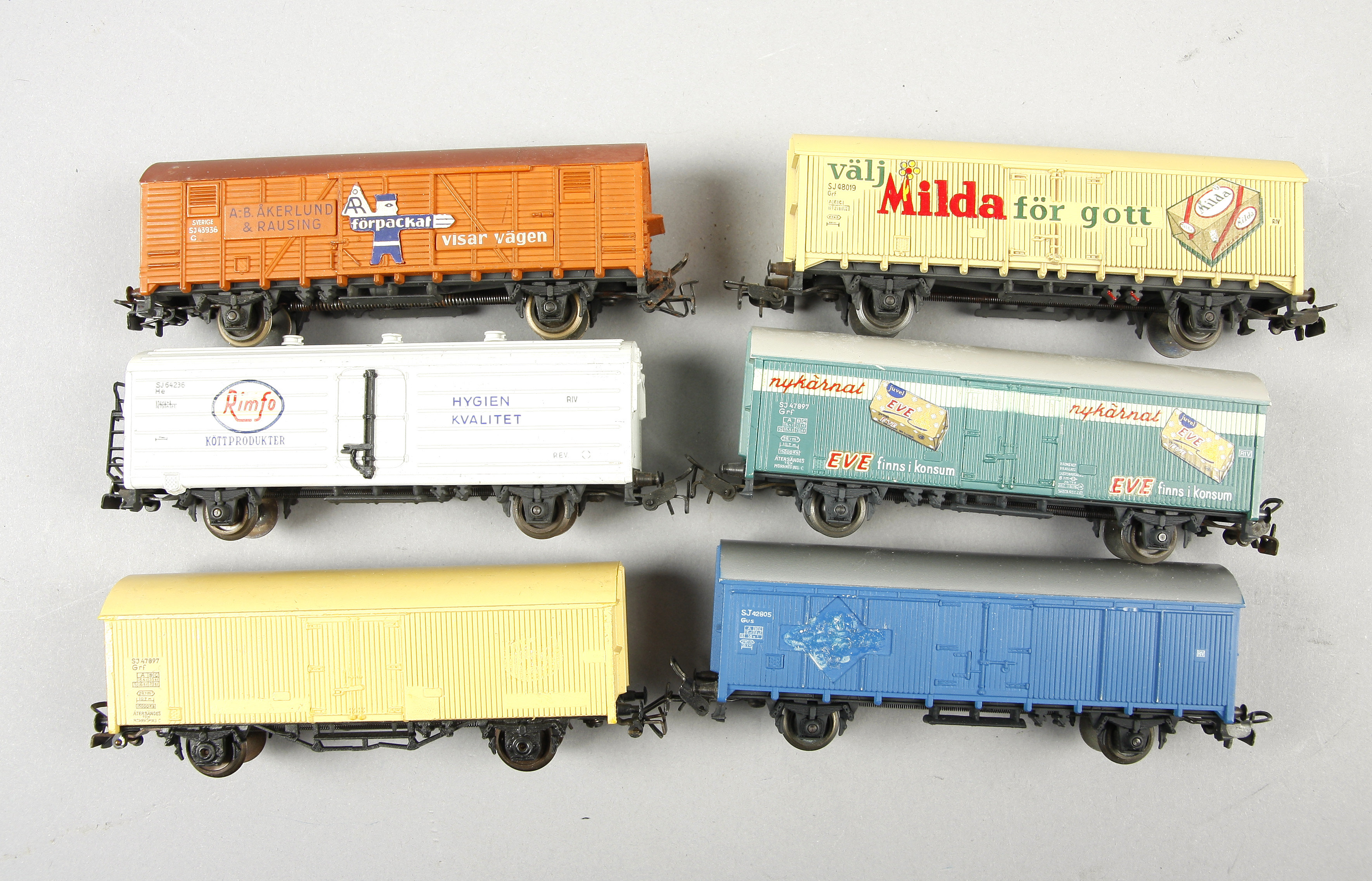 VAGNAR, 18 st, bl a Pocher, H0. - Bukowskis