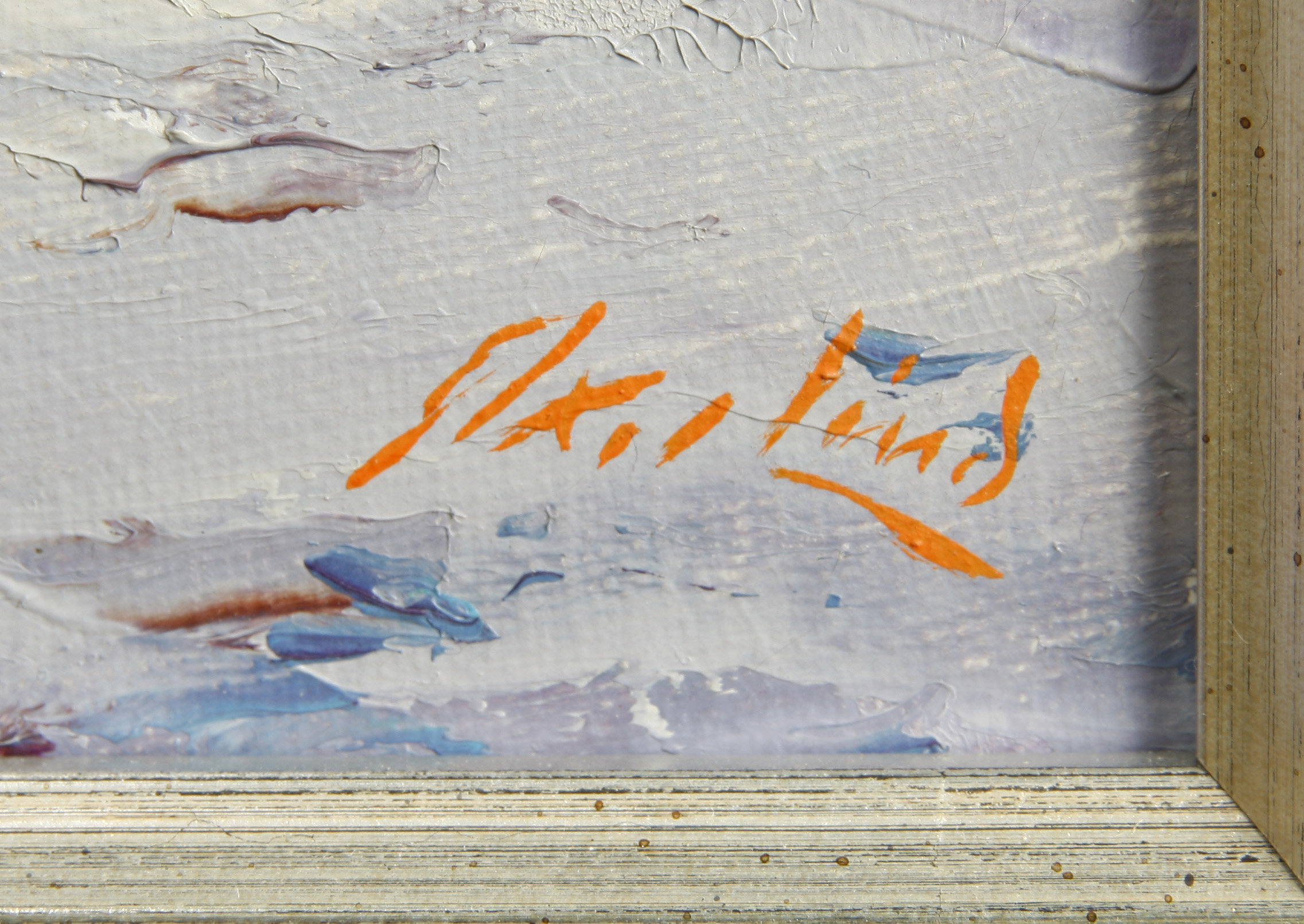 AXEL LIND, olja på duk, sign. - Bukowskis