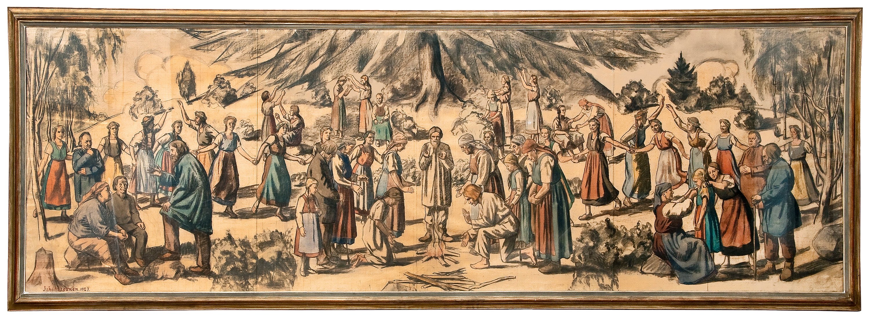 JUHO RISSANEN, ESITYÖ TEOKSEEN "HELKAVIRRET". - Bukowskis