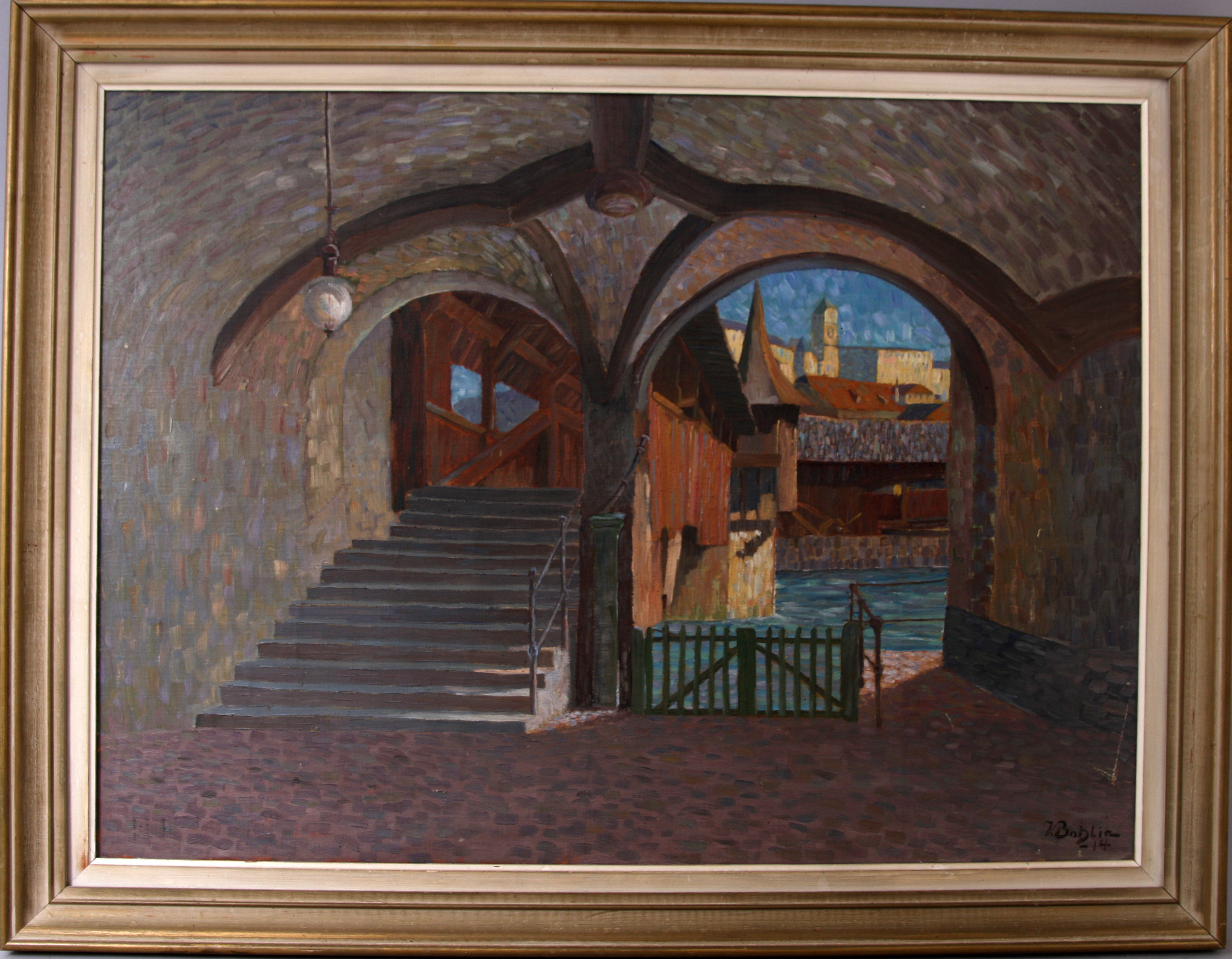 KARL VILHELM BOHLIN, olja på duk, sign V Bohlin, dat -14. - Bukowskis