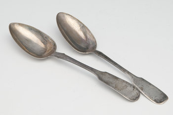 2 RUSSIAN SPOONS. - Bukowskis