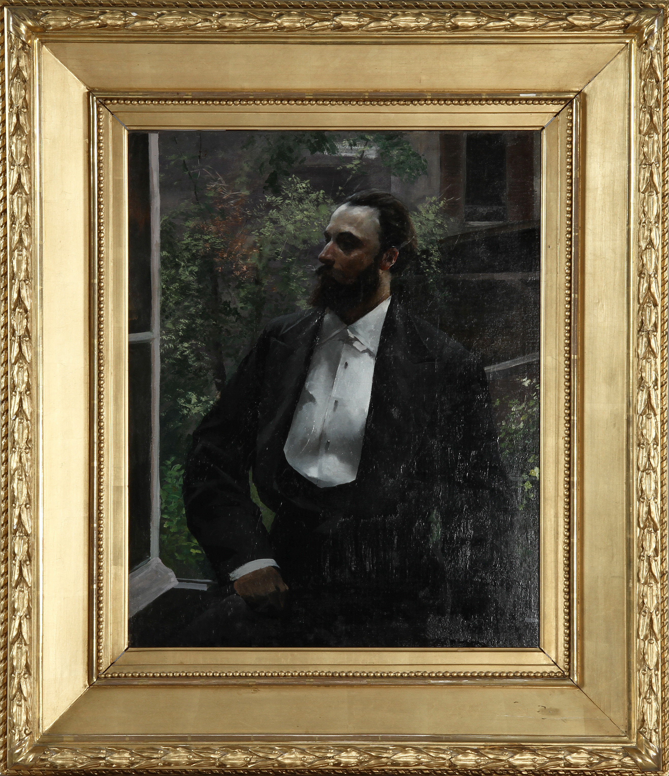 HUGO BIRGER, olja på pannå. - Bukowskis