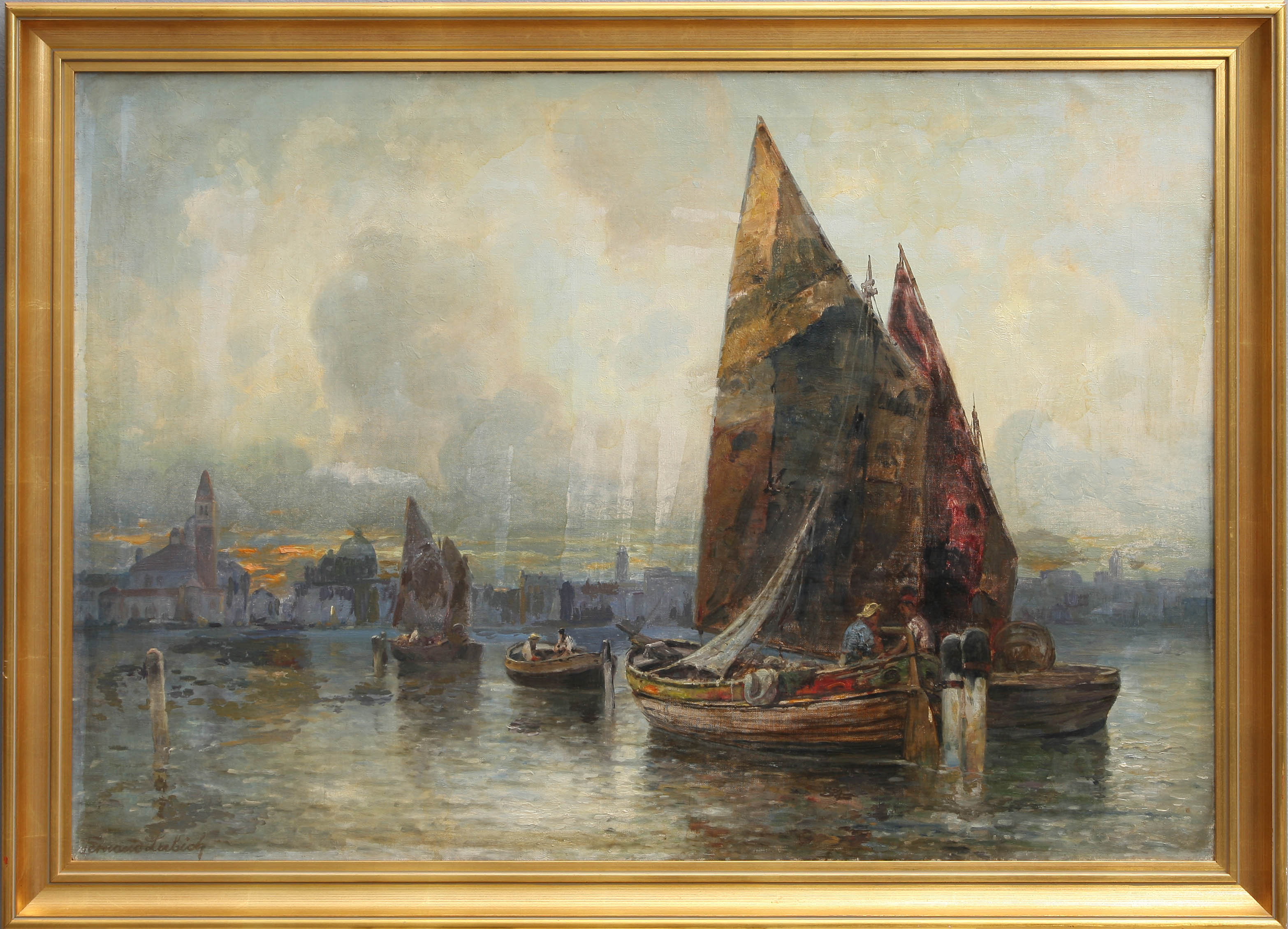 FERNAND LUBICH, olja på duk, sign. - Bukowskis