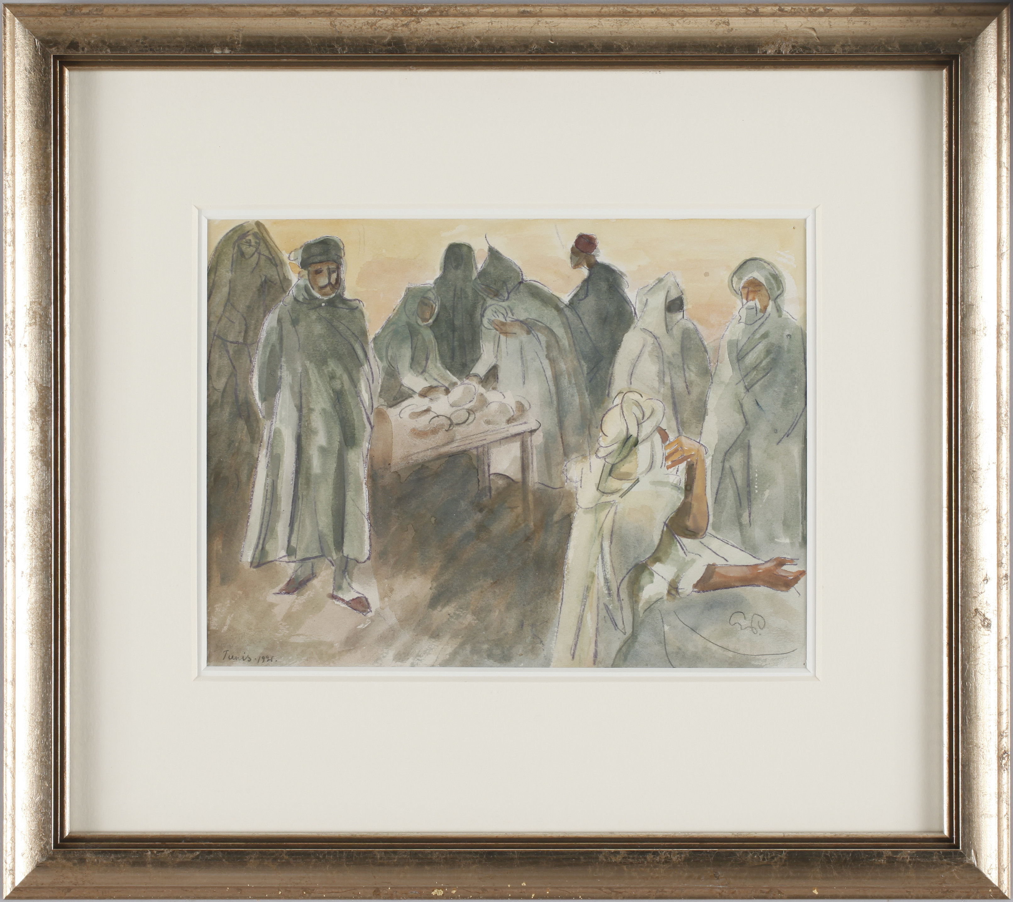 GEORGE PAULI, akvarell, sign och märkt Tunis 1921. - Bukowskis