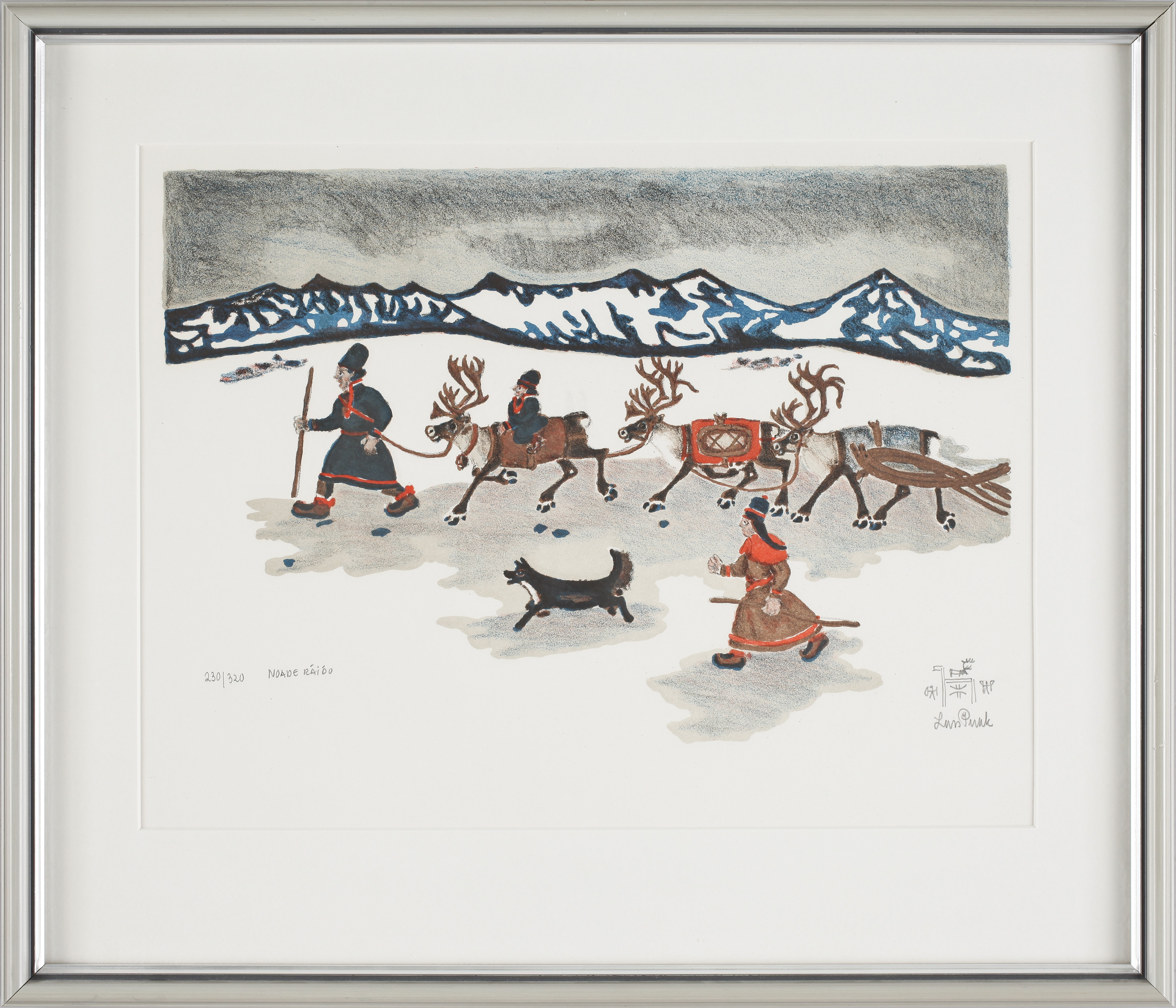 LARS NILS PIRAK, litografi, sign o numr 230/320. - Bukowskis