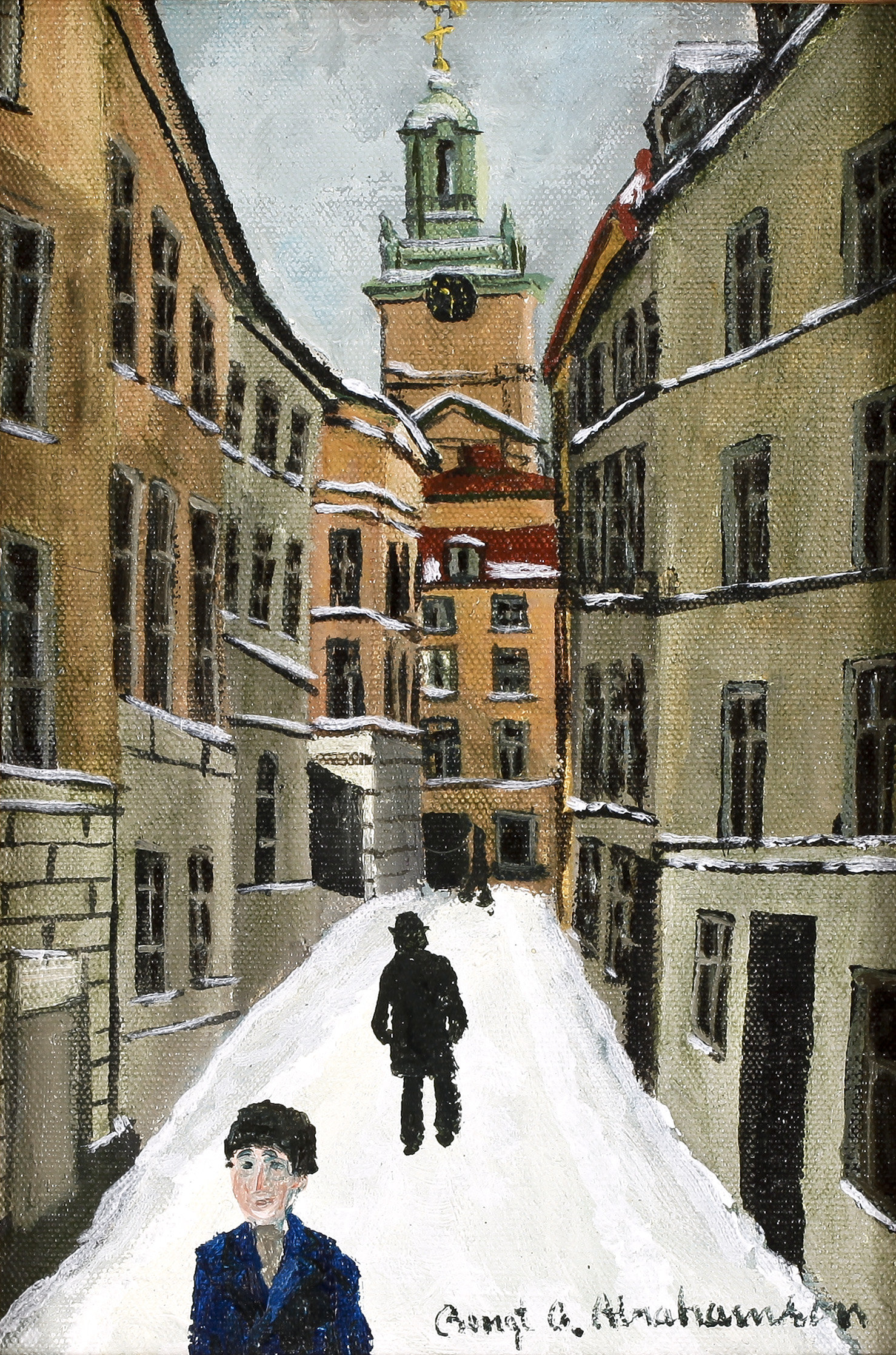 BENGT OLOV ABRAHAMSON, olja på duk, sign. - Bukowskis