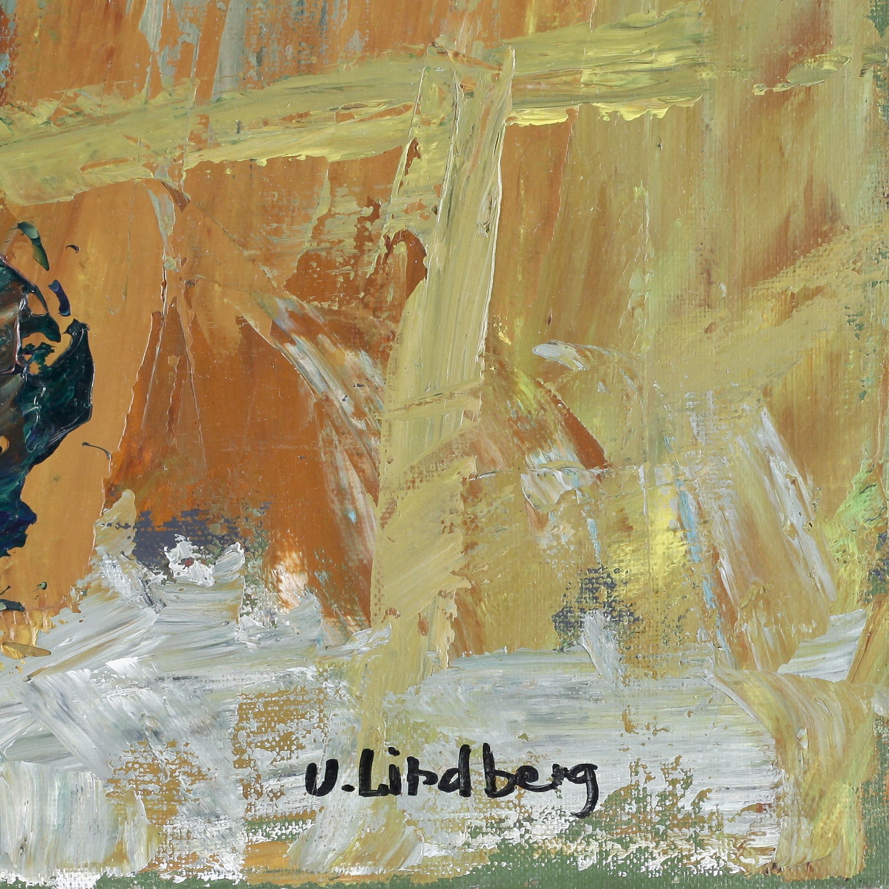 UNO LINDBERG, olja på duk. Sign. - Bukowskis
