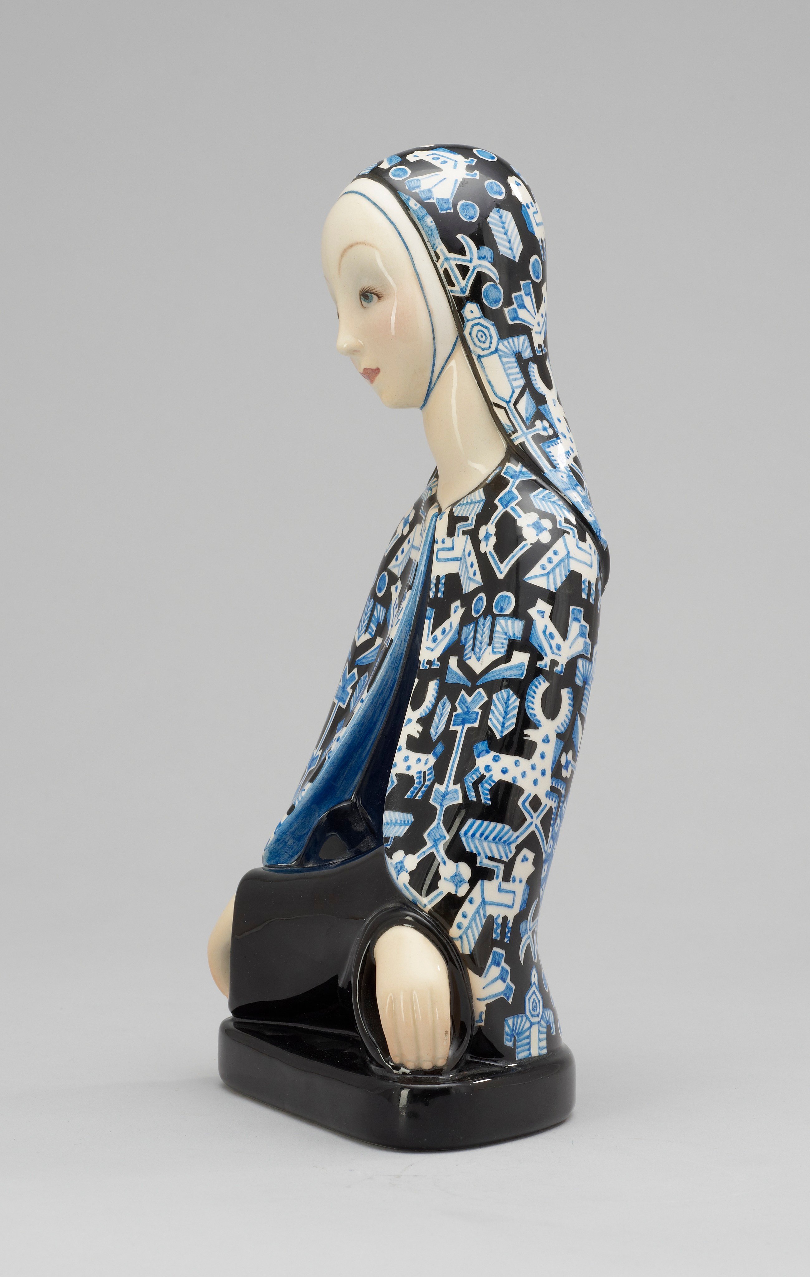 A Lenci creamware figure, 'Rassegnazione' by Elena Scavini, Italy 1937 ...