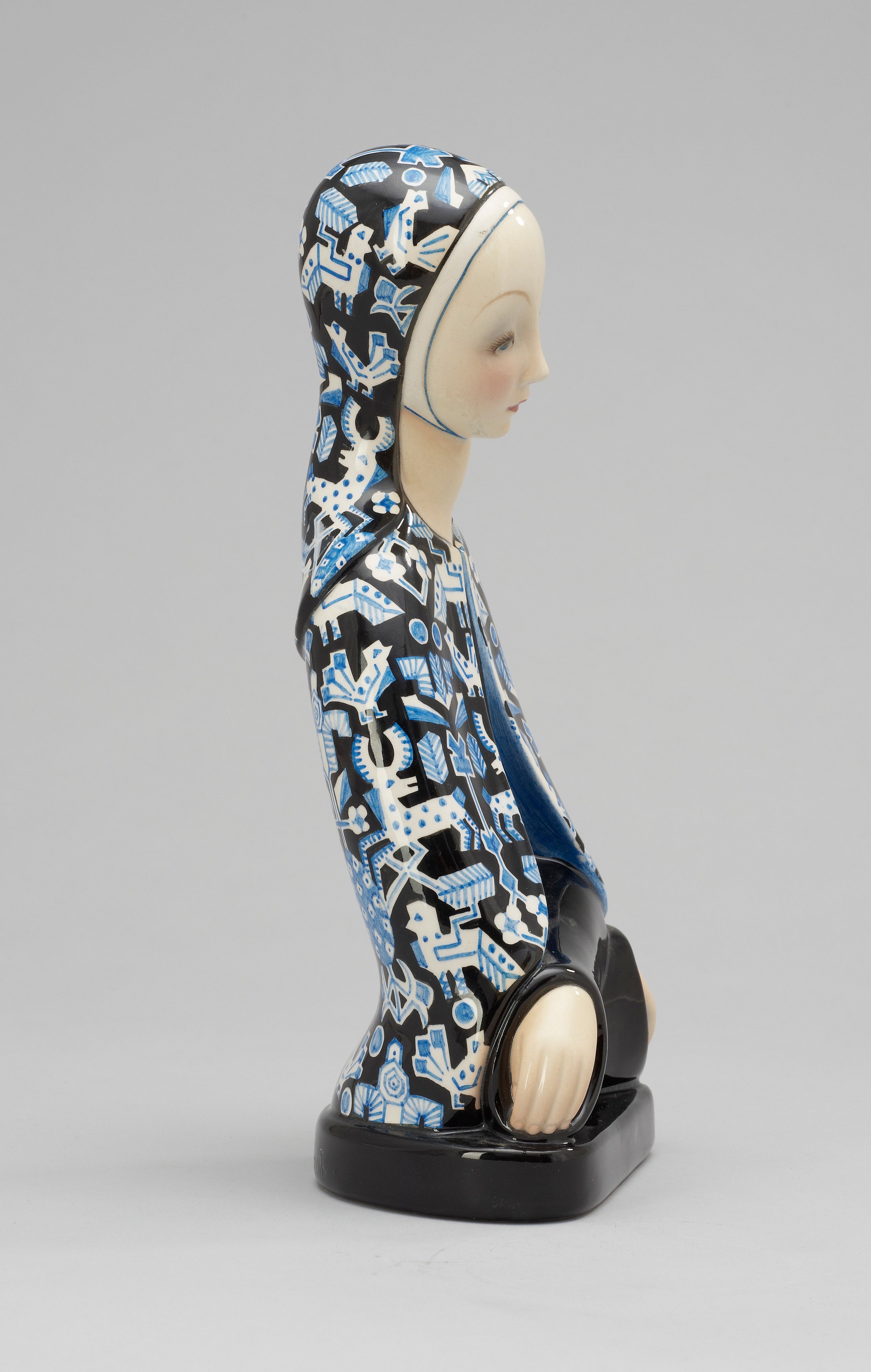 A Lenci creamware figure, 'Rassegnazione' by Elena Scavini, Italy 1937 ...