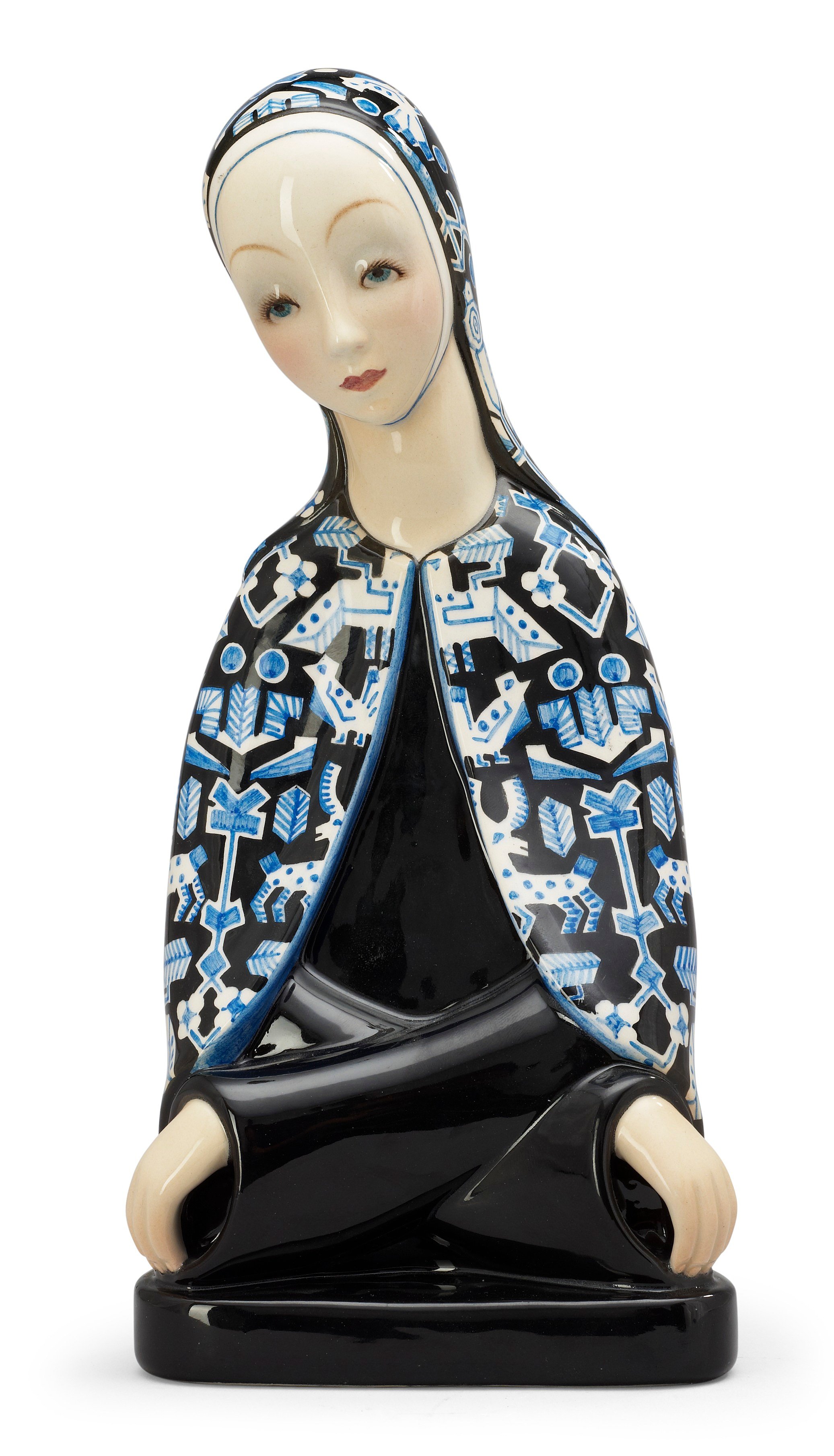 A Lenci creamware figure, 'Rassegnazione' by Elena Scavini, Italy 1937 ...