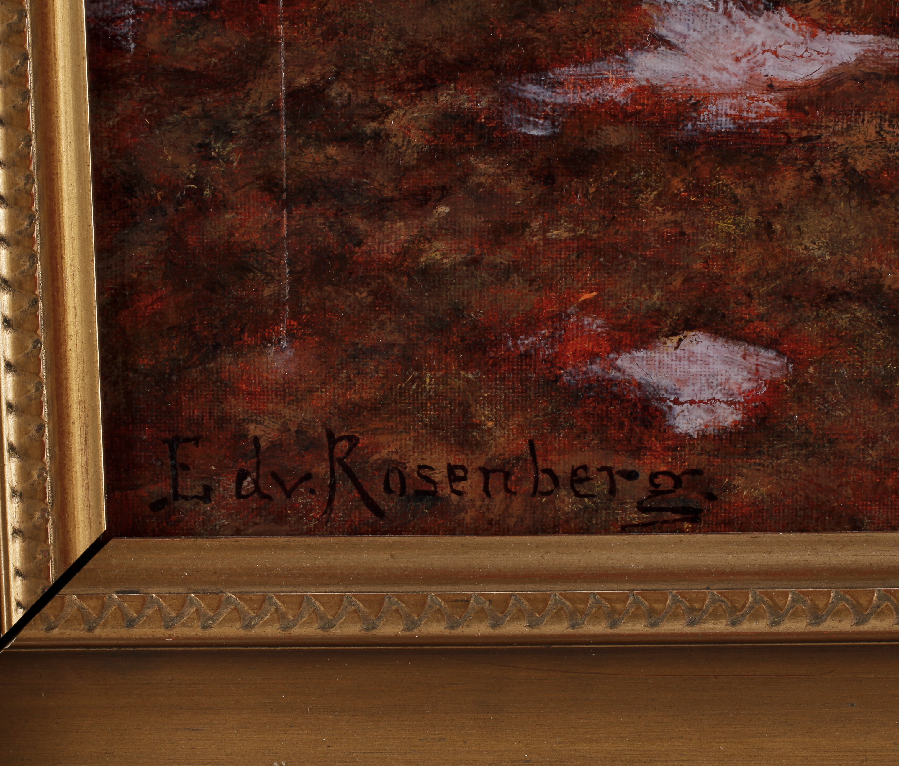 EDVARD ROSENBERG, olja på duk, sign. - Bukowskis