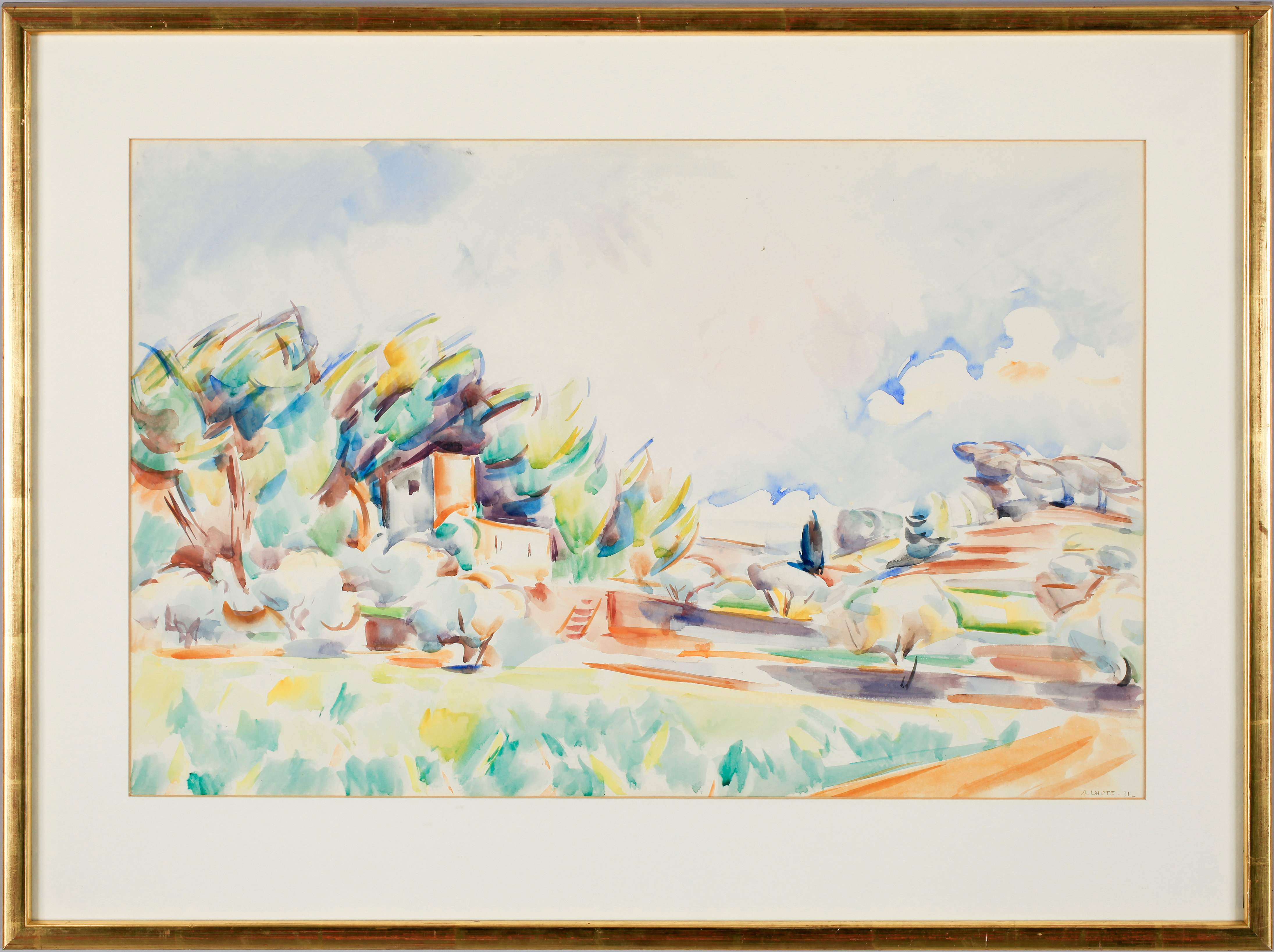 André Lhote, Landscape at spring time. - Bukowskis