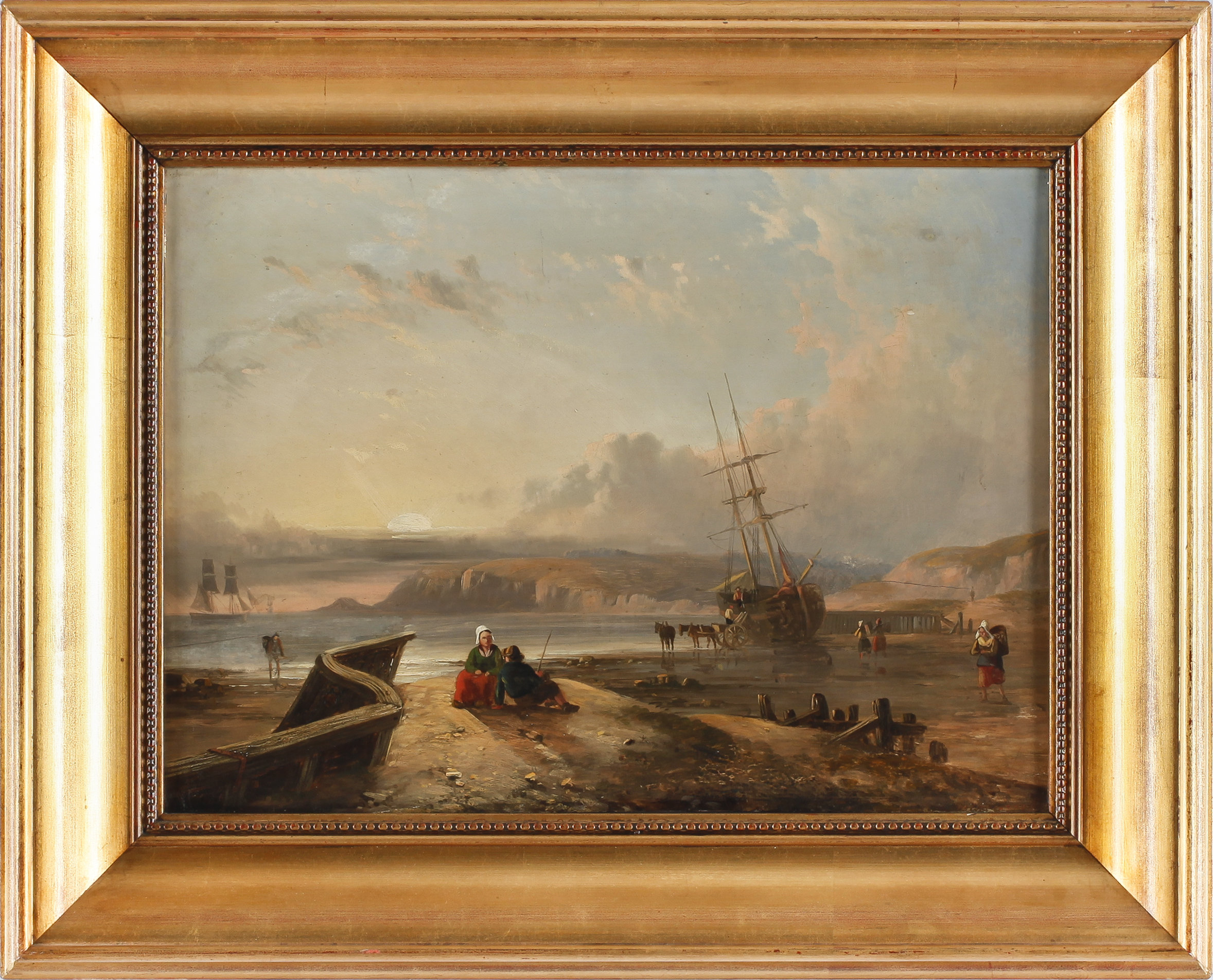 RICHARD HUME LANCASTER, hans art, olja på pannå, 1800-tal. - Bukowskis