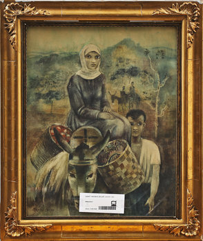 MAGNUS ZELLER, akvarell, sign. - Bukowskis