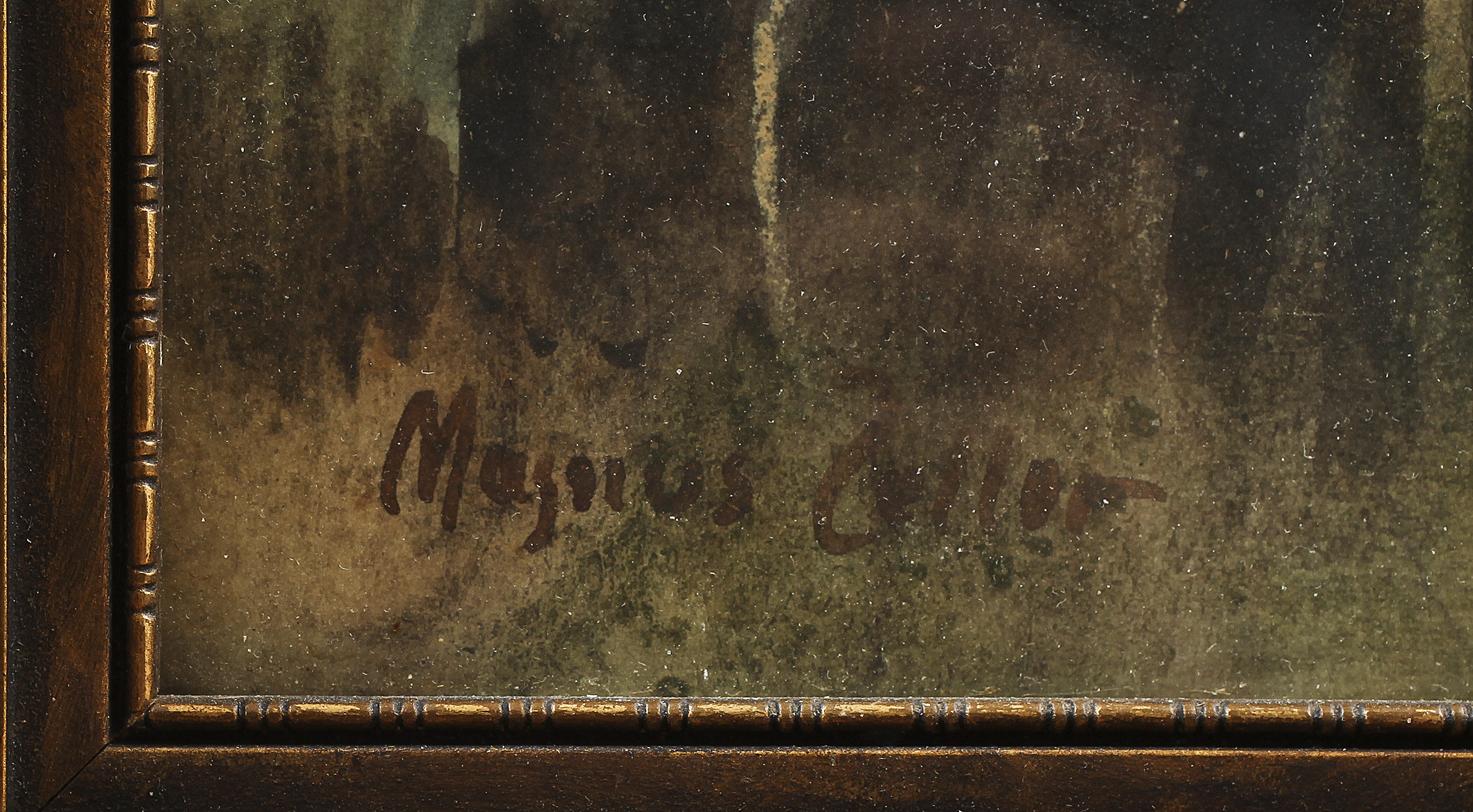 MAGNUS ZELLER, akvarell, sign. - Bukowskis