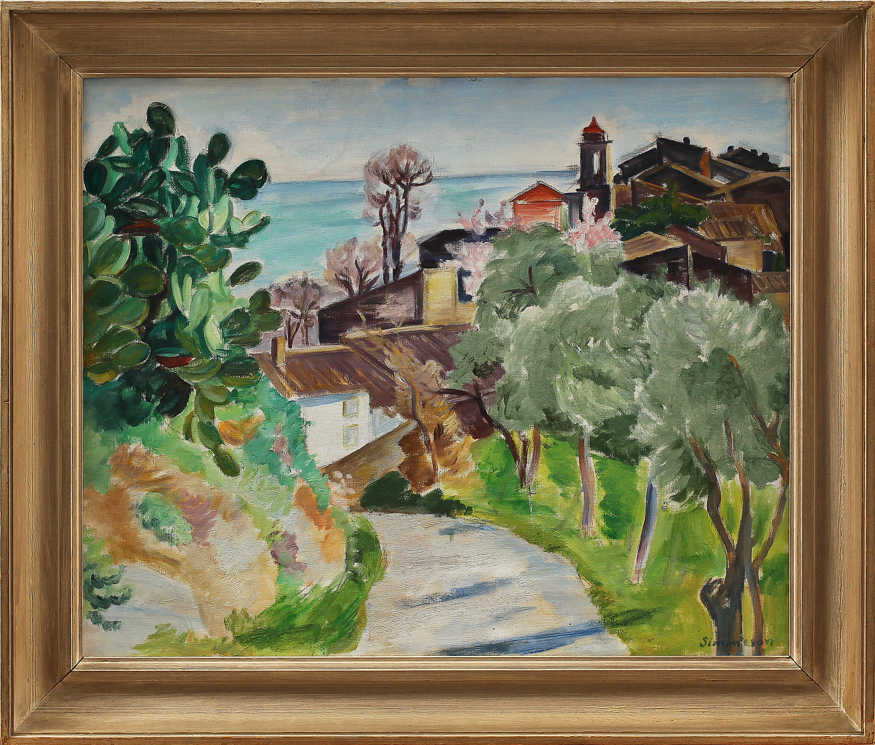 BIRGER SIMONSSON, olja på duk, sign. - Bukowskis