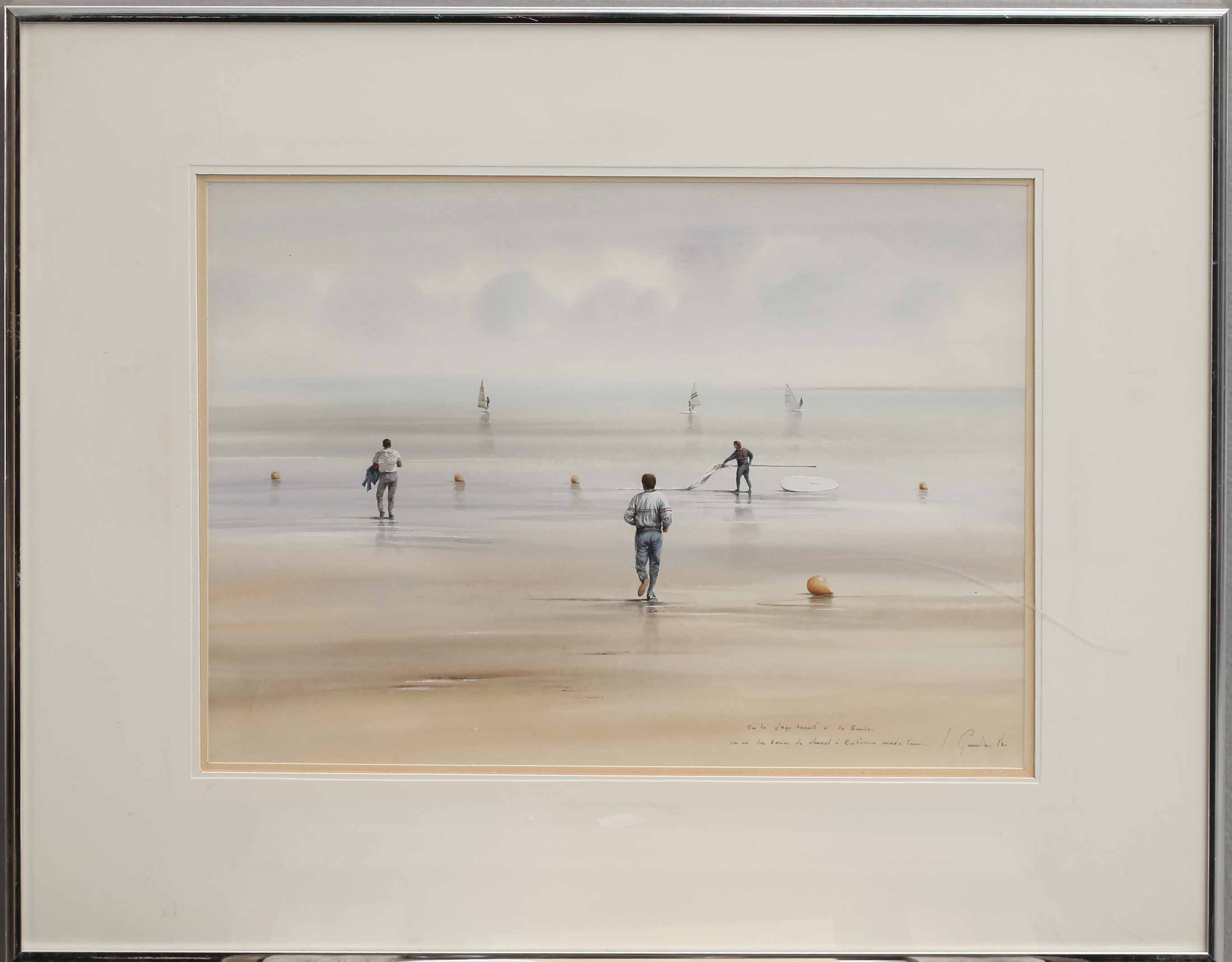 ALAIN GAUDIN, akvarell, sign. - Bukowskis