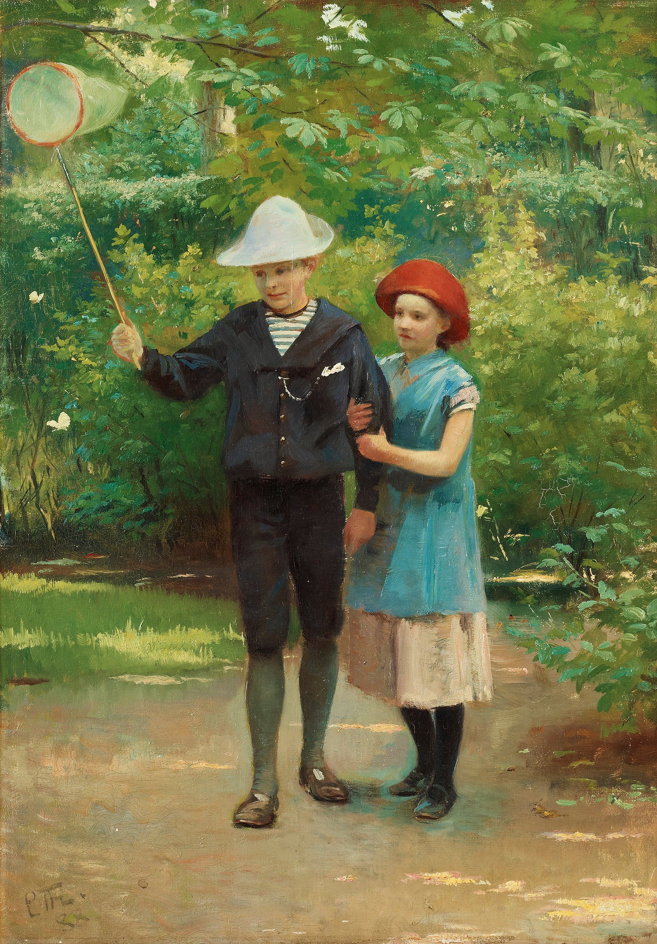 Carl Thomsen, CARL THOMSEN, Signed C. Th. and dated -88. oil on canvas ...