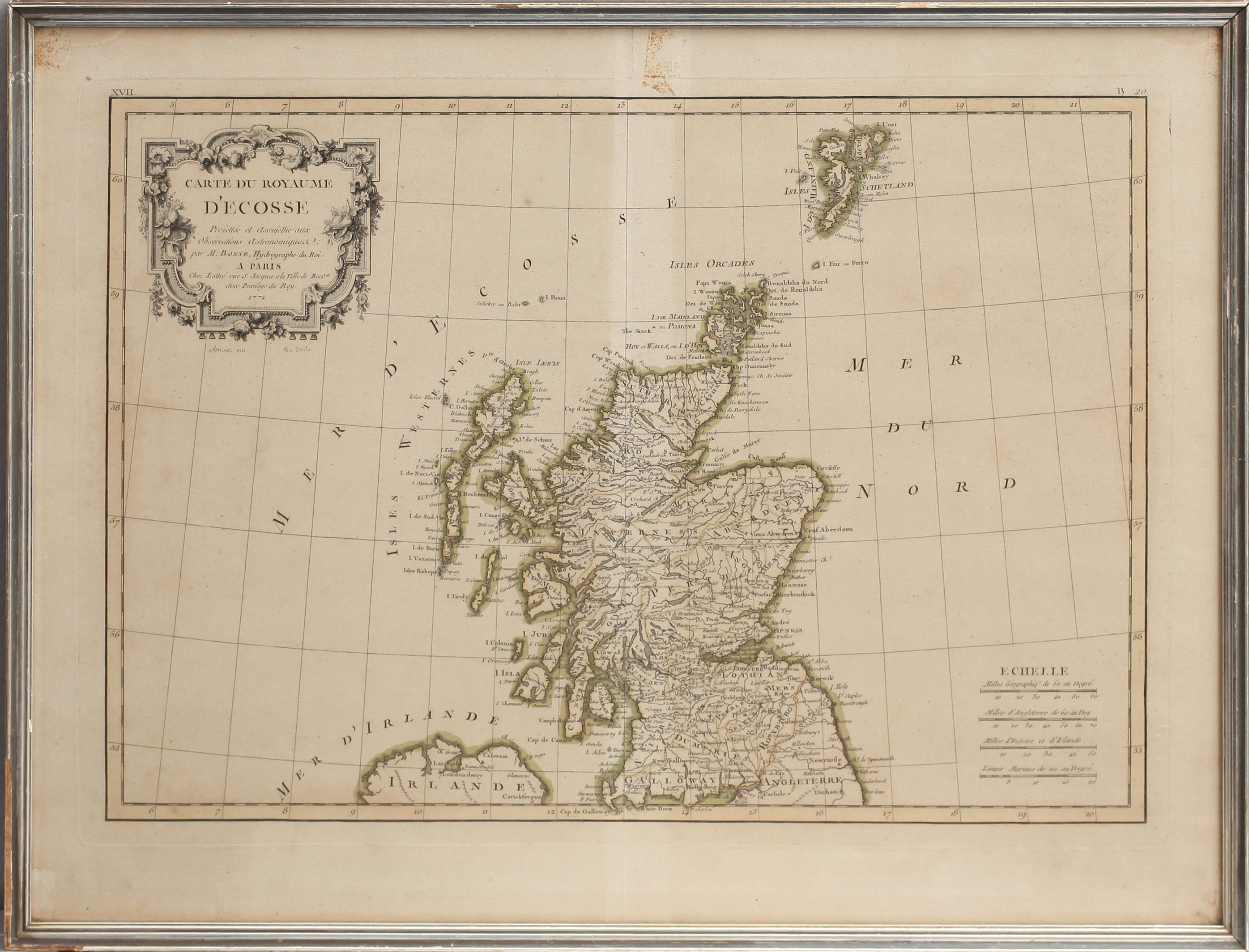 KARTOR, 2 st, England/Wales samt Skottland, 1700-tal. - Bukowskis