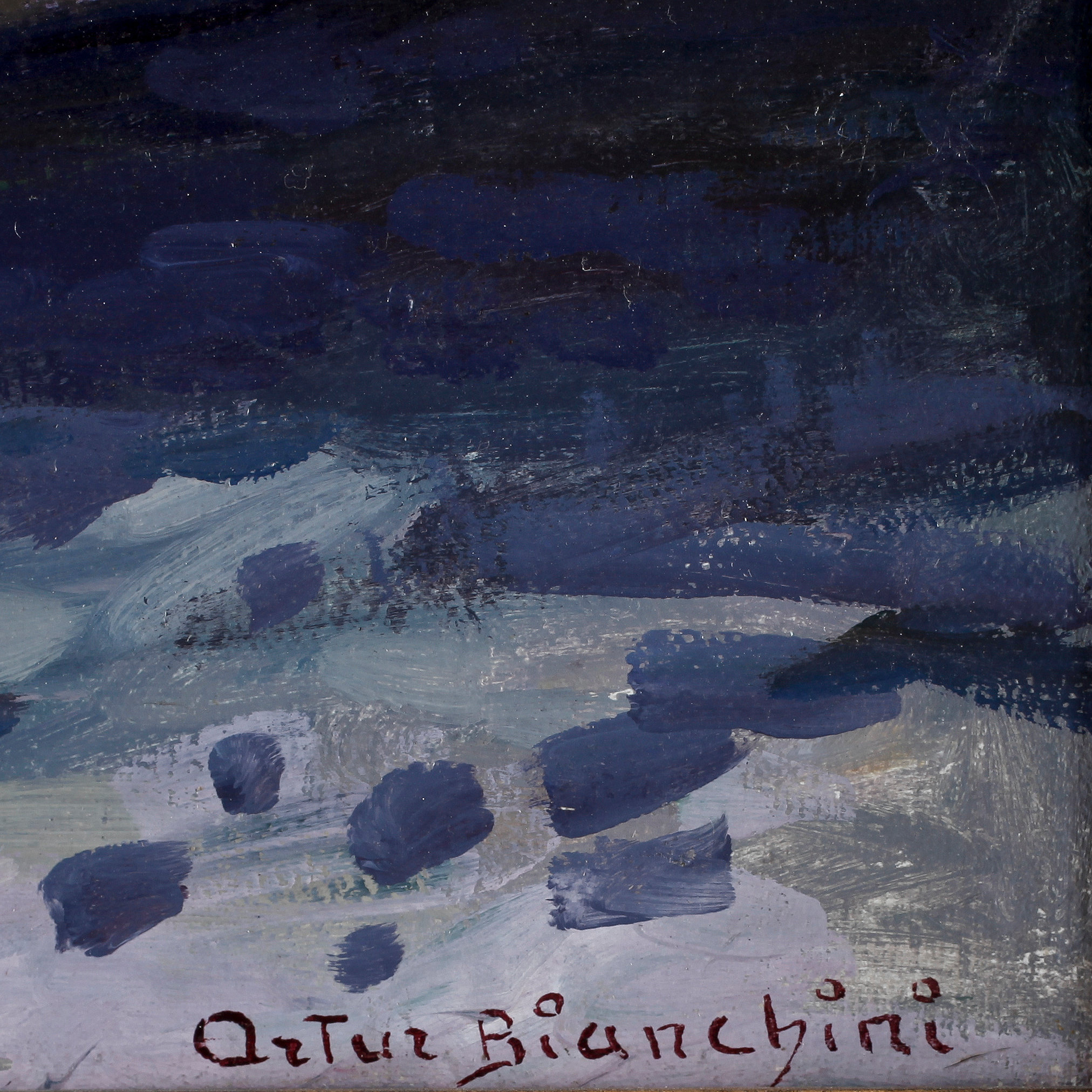 ARTHUR BIANCHINI. Olja på duk. Signerad Arthur Bianchini. - Bukowskis