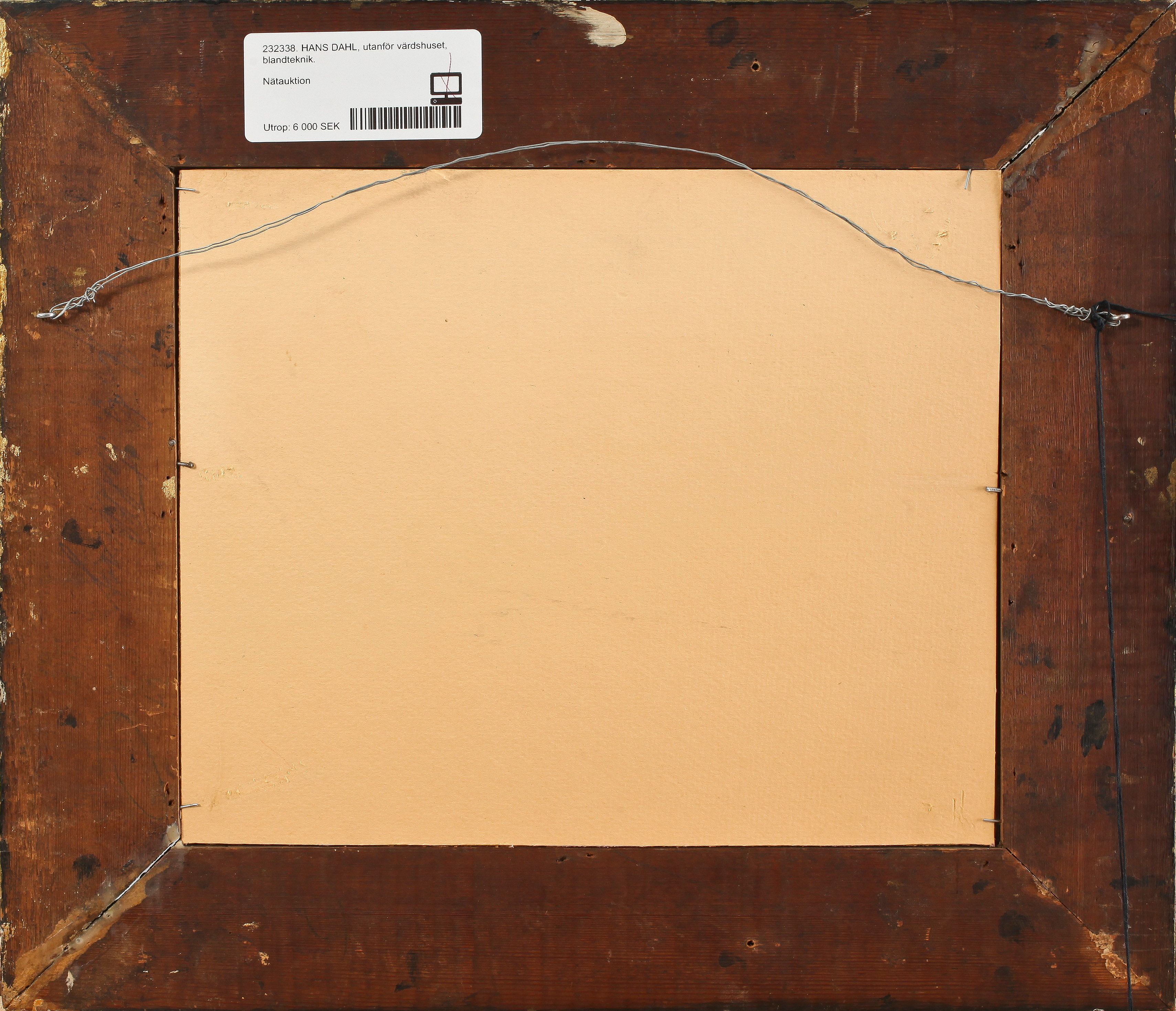 HANS DAHL, blandteknik, sign. - Bukowskis