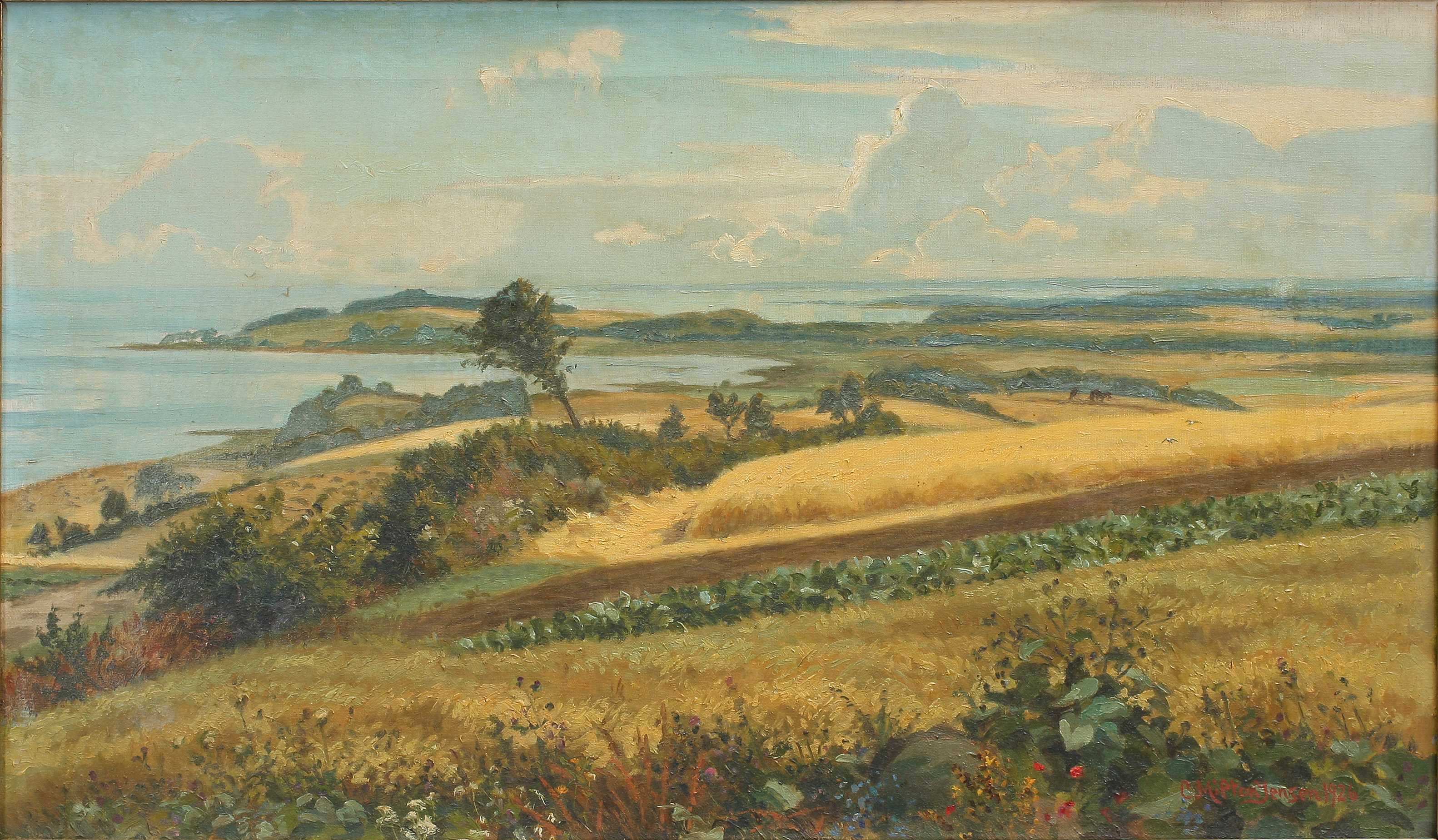 CARL MILTON JENSEN, olja på duk, sign och dat 1926. - Bukowskis