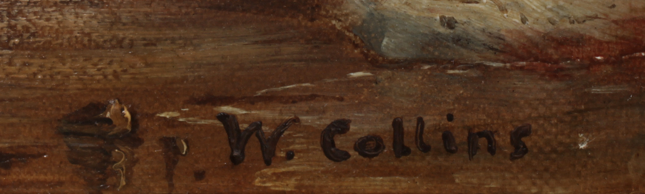 WILLIAM COLLINS. Olja på duk. Signerad W Collins. - Bukowskis