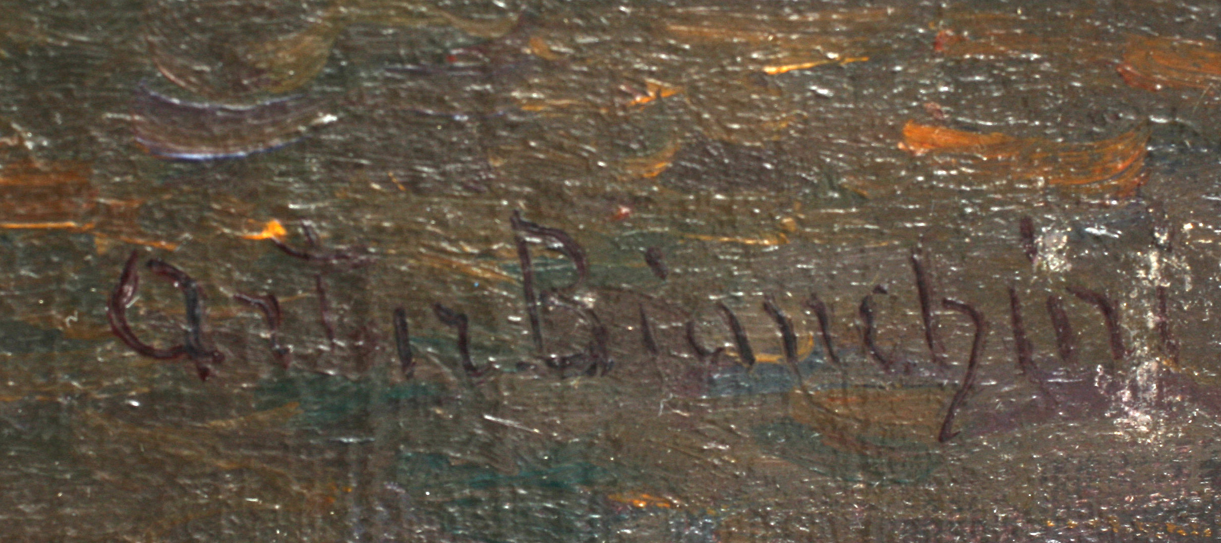 ARTHUR BIANCHINI, olja på duk, sign. - Bukowskis