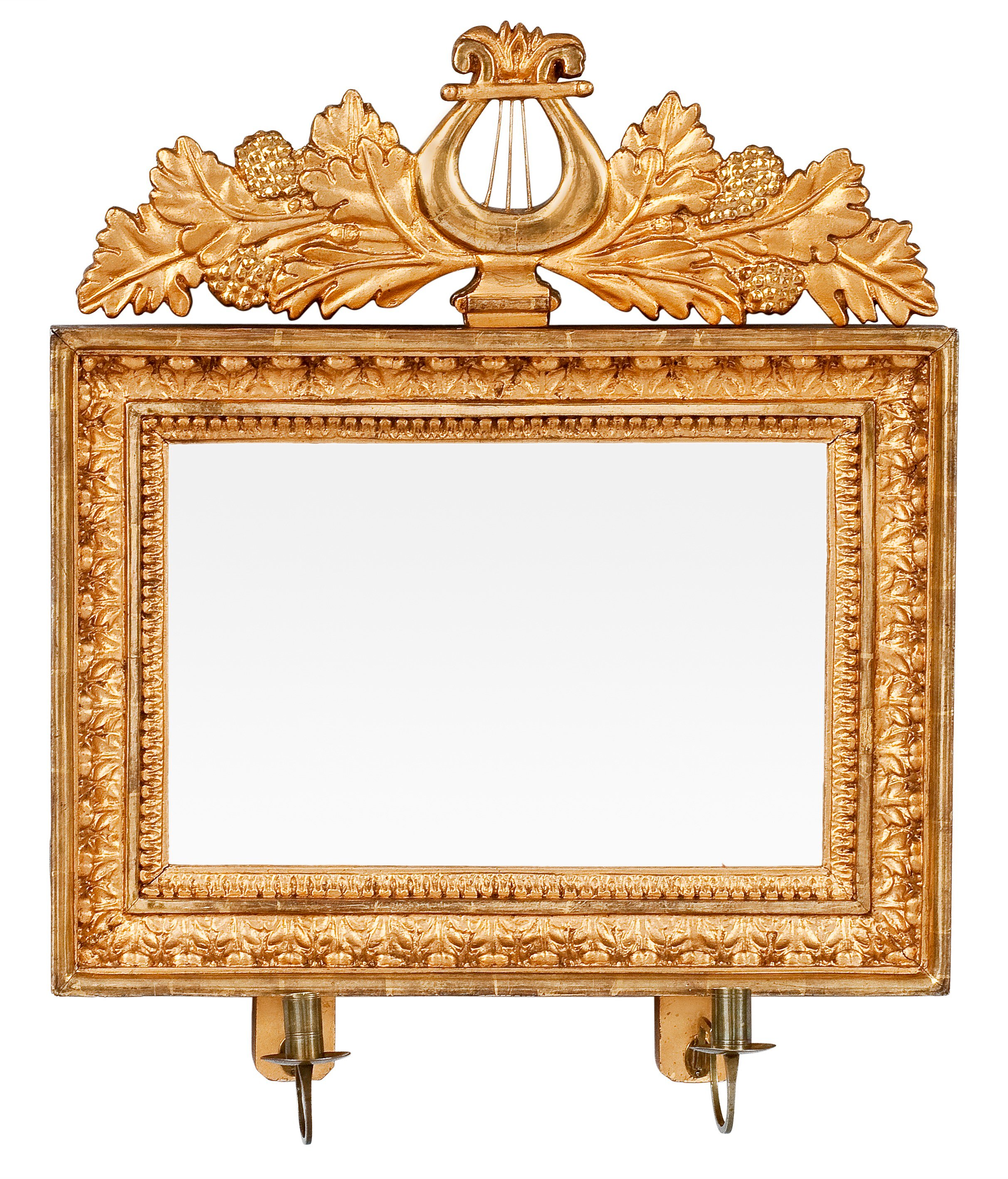 TWO-CANDLE MIRROR. - Bukowskis