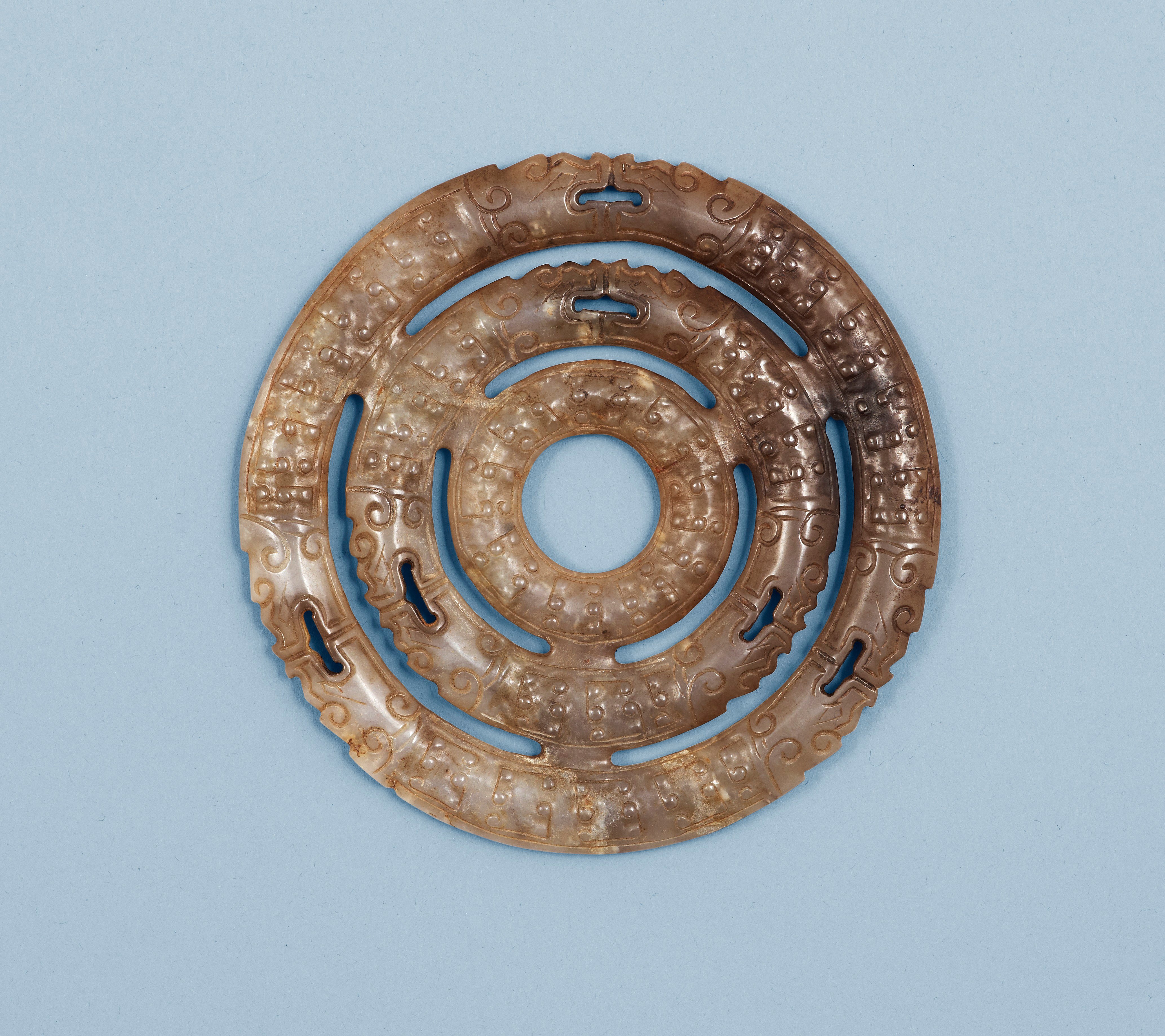 An archaistic carved stone placque. - Bukowskis