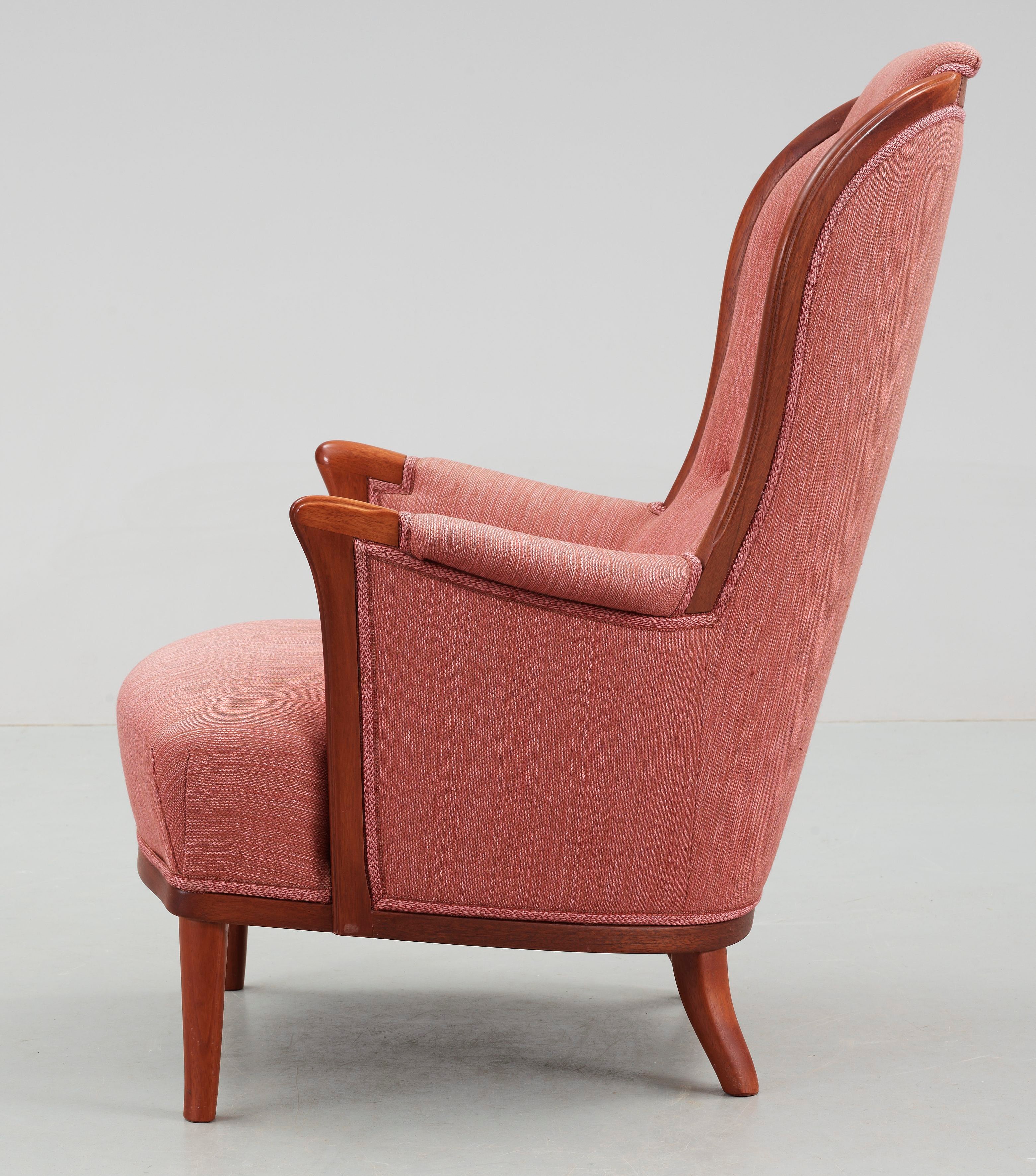 FÅTÖLJ, "Vår fru", Carl Malmsten. - Bukowskis