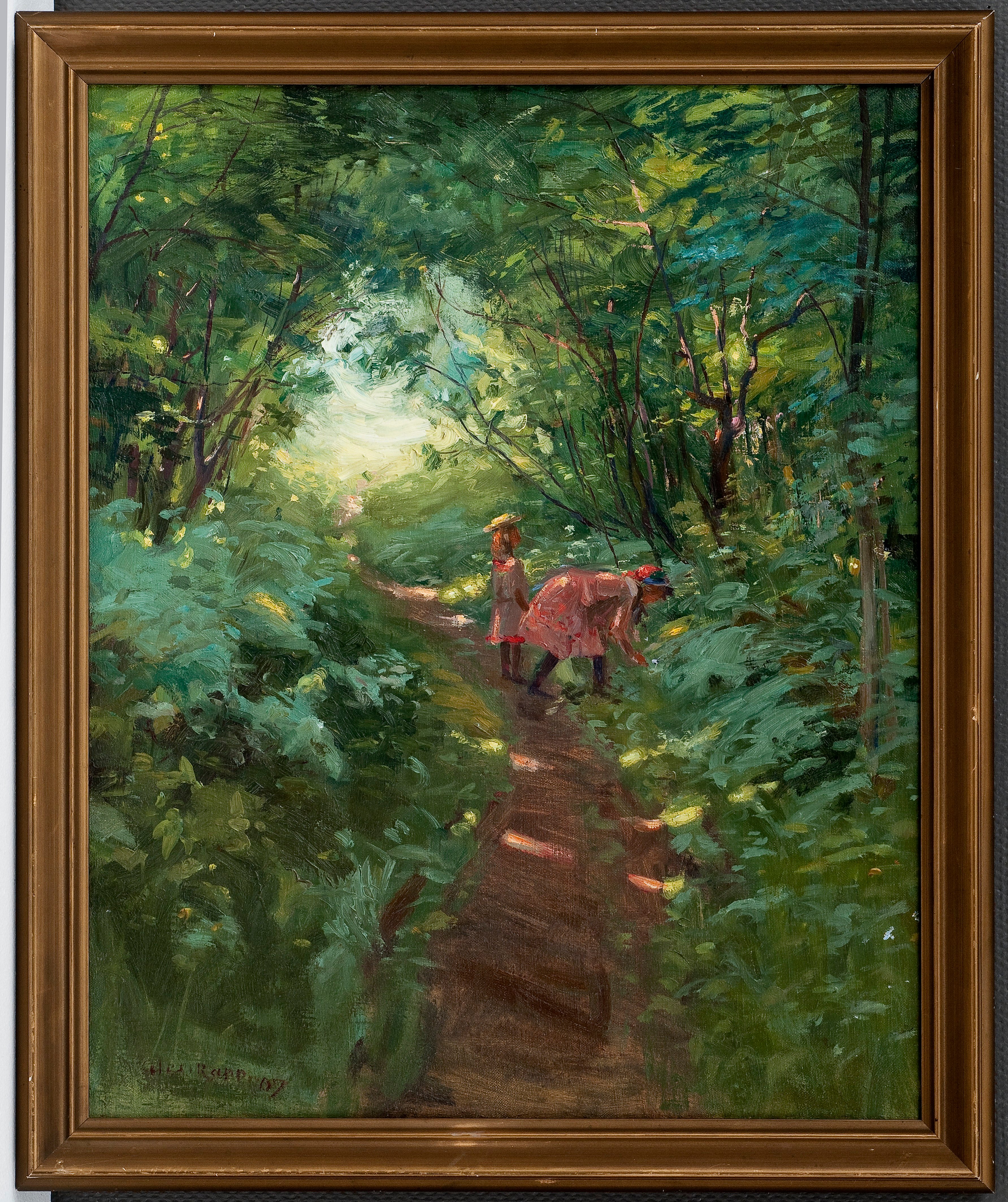 Alex Rapp, GIRLS IN A LEAFY FOREST. - Bukowskis