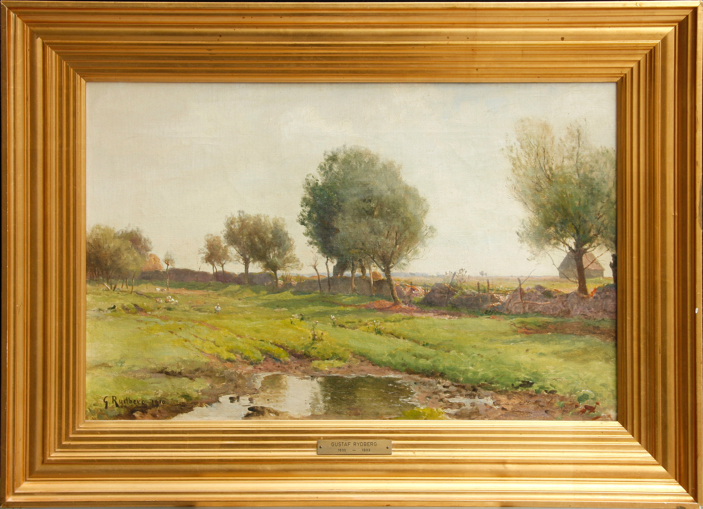 GUSTAF RYDBERG, olja på duk, sign o dat 1910. - Bukowskis