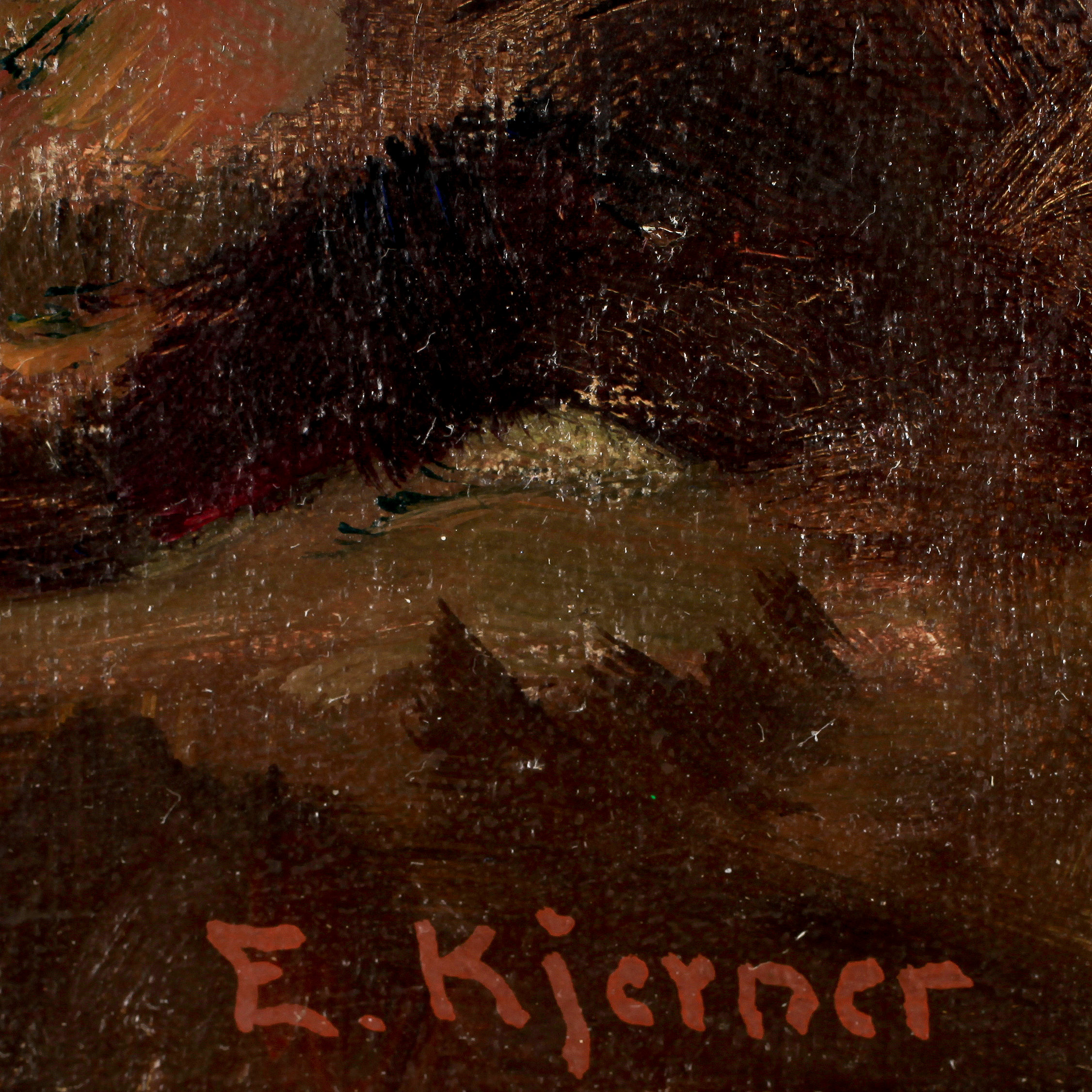 ESTHER KJERNER, olja på duk, sign. - Bukowskis