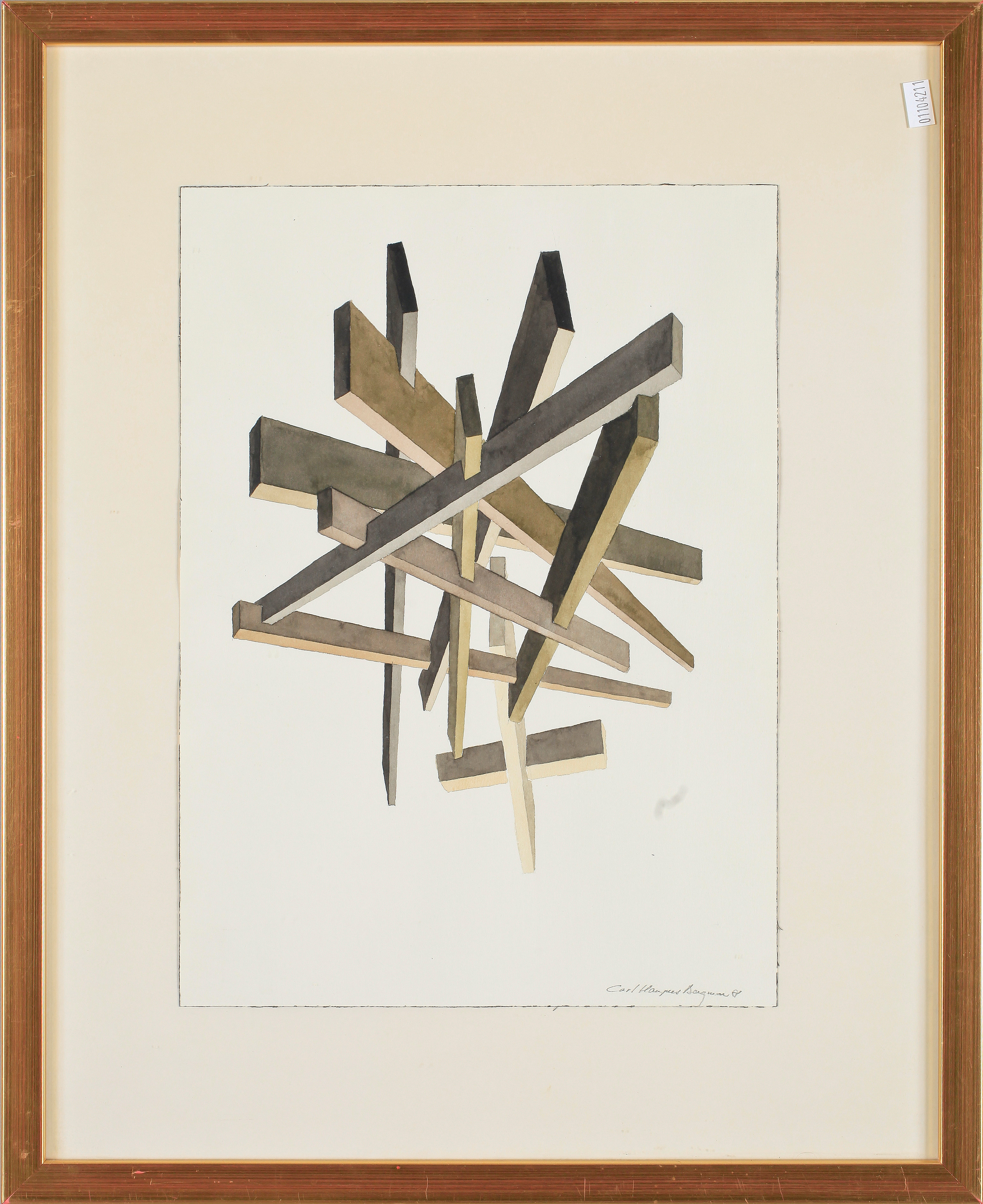 CARL HAMPUS BERGMAN, akvareller, 2st, sign. - Bukowskis